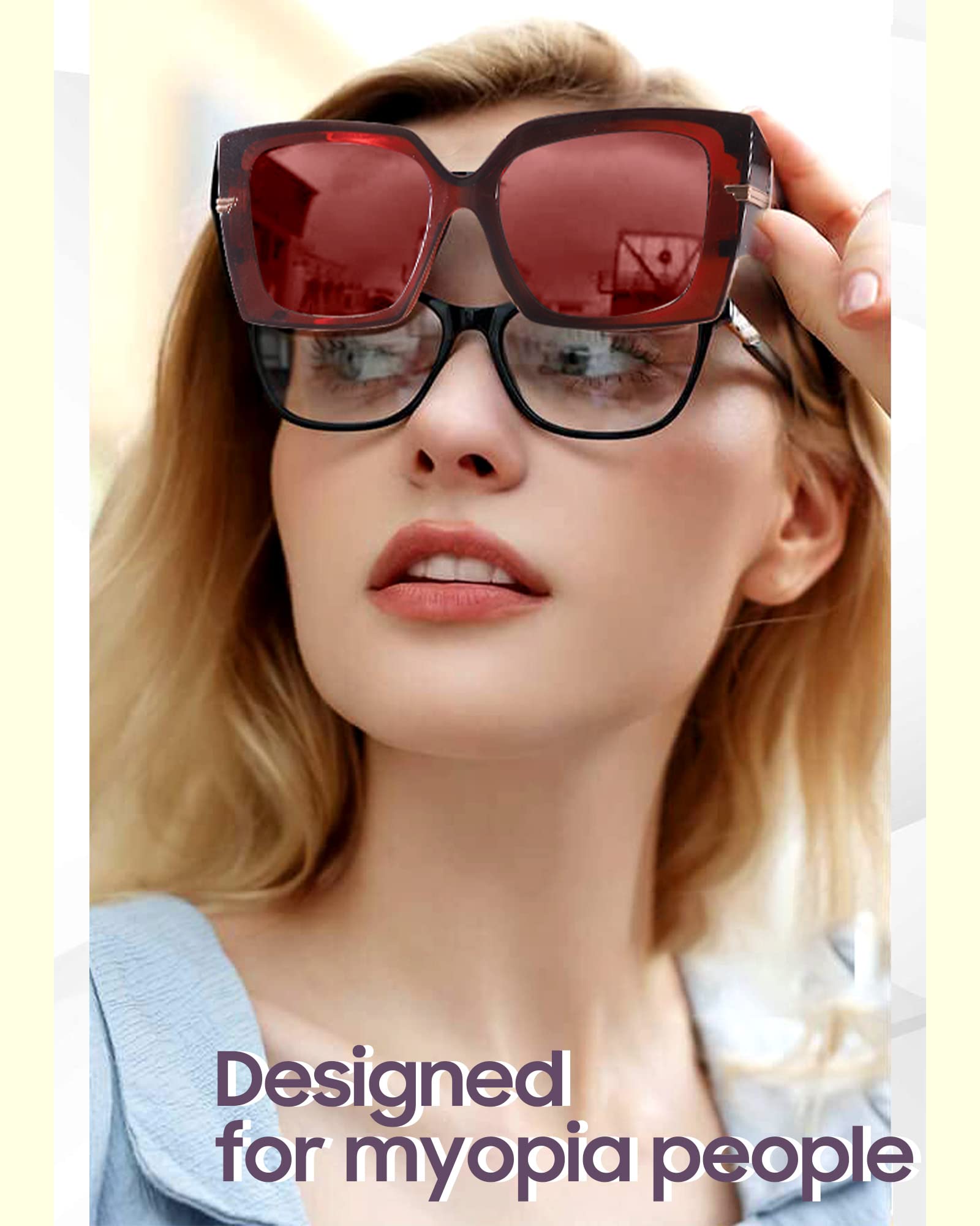 Snapklik.com : Fit Over Sunglasses For Women Oversized Frame & Big ...