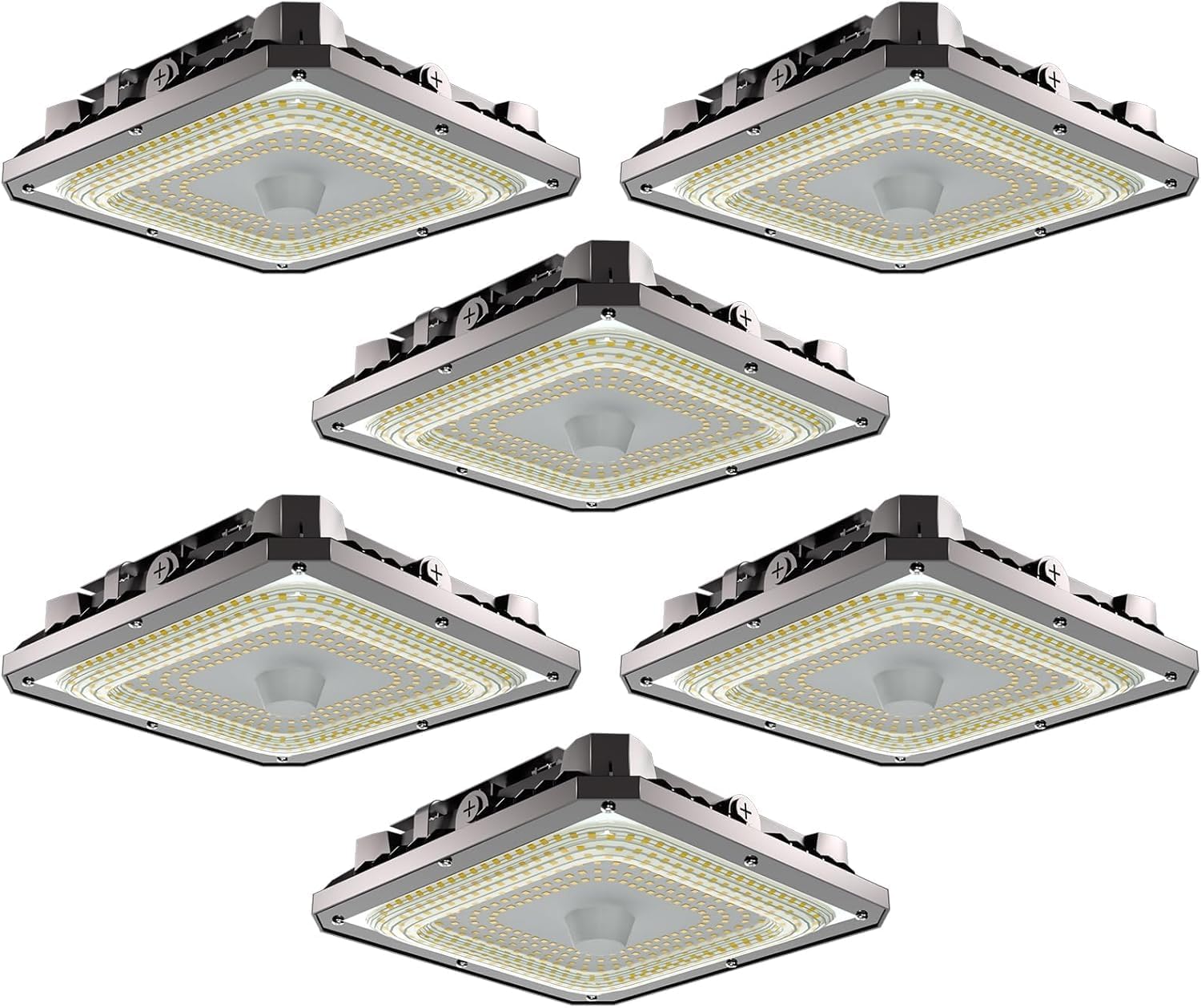 Lightdot 100W LED Canopy Celling Lights, Large Coverage 15000LM Canopy ...