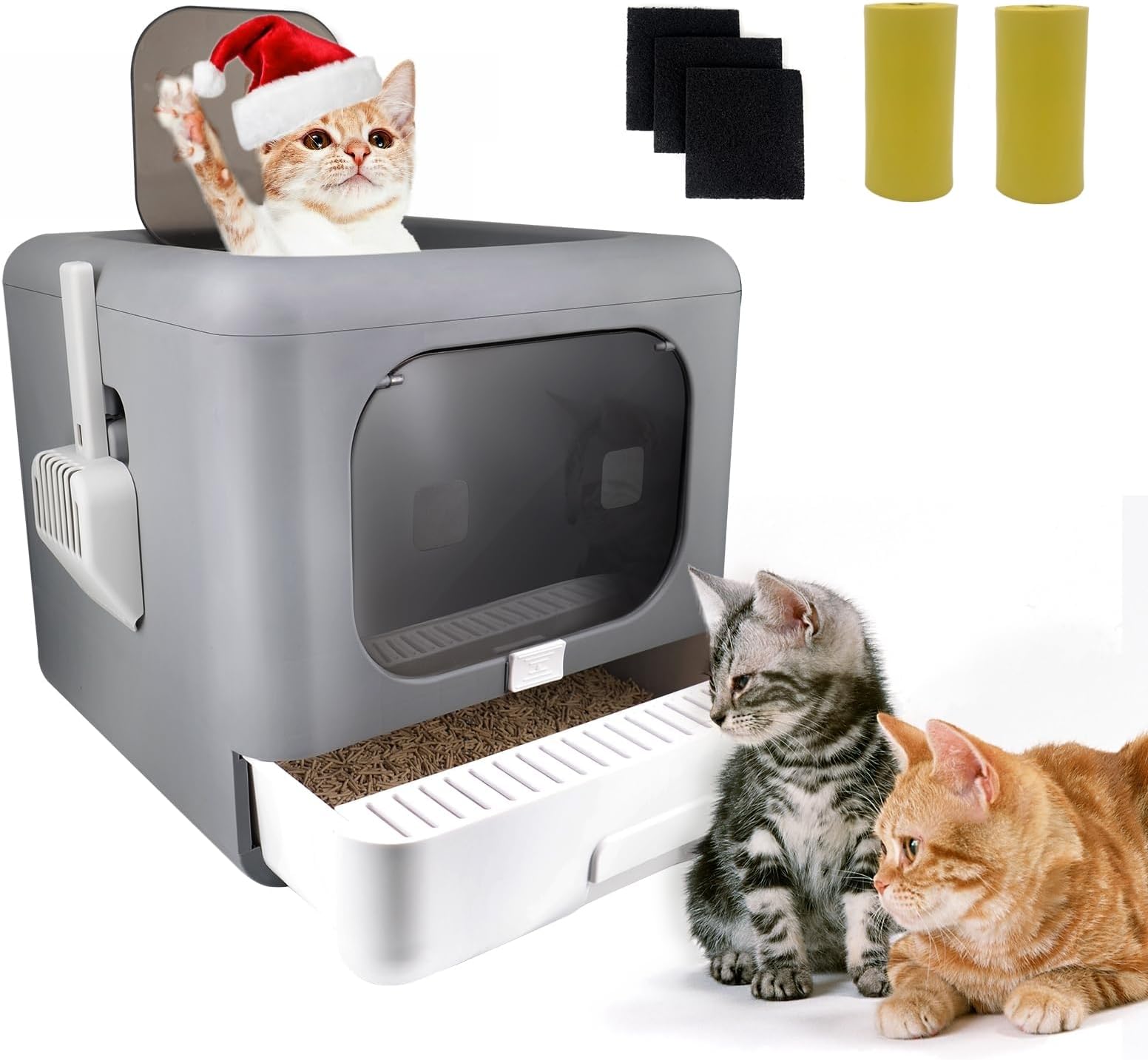 Amazon.com: Modkat® Litter Box, Top-Entry, Includes Scoop and Reusable ...