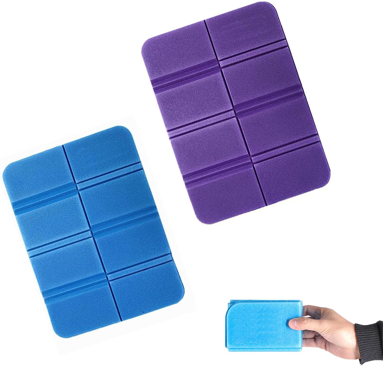 2Pcs Moisture-Proof Folding Seat Mat,Folding Foam Sit Mat Thermally ...