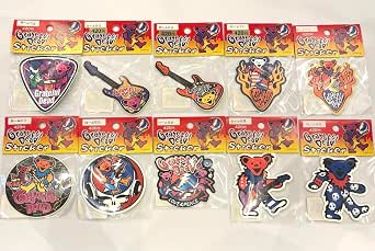 Amazon.co.jp: Grateful Dead Bear 10 Stickers : Toys & Games