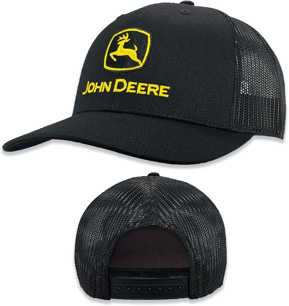 John Deere Embroidery Logo John Deere Baseball Cap Trucker Hat