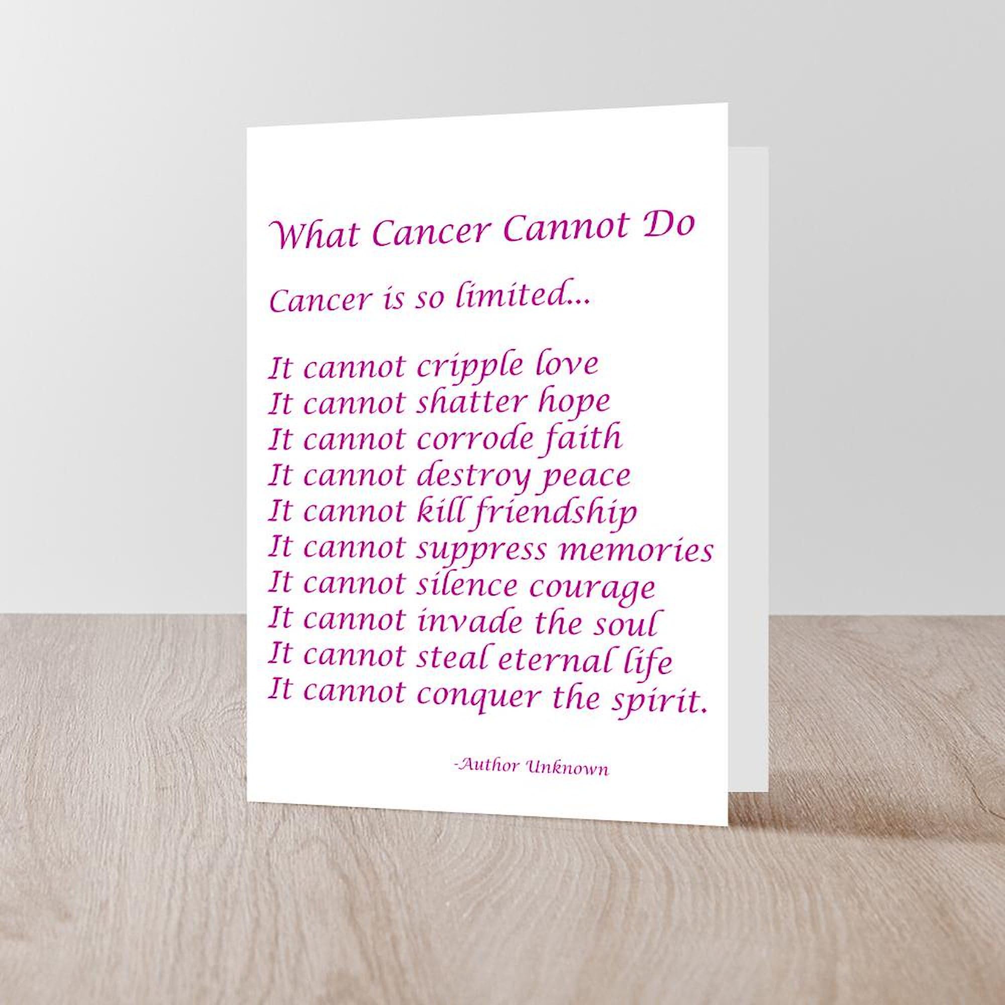 Cancer Cannot Quotes What Cancer Cannot Do Bookmarks Cards (30 Pack)
