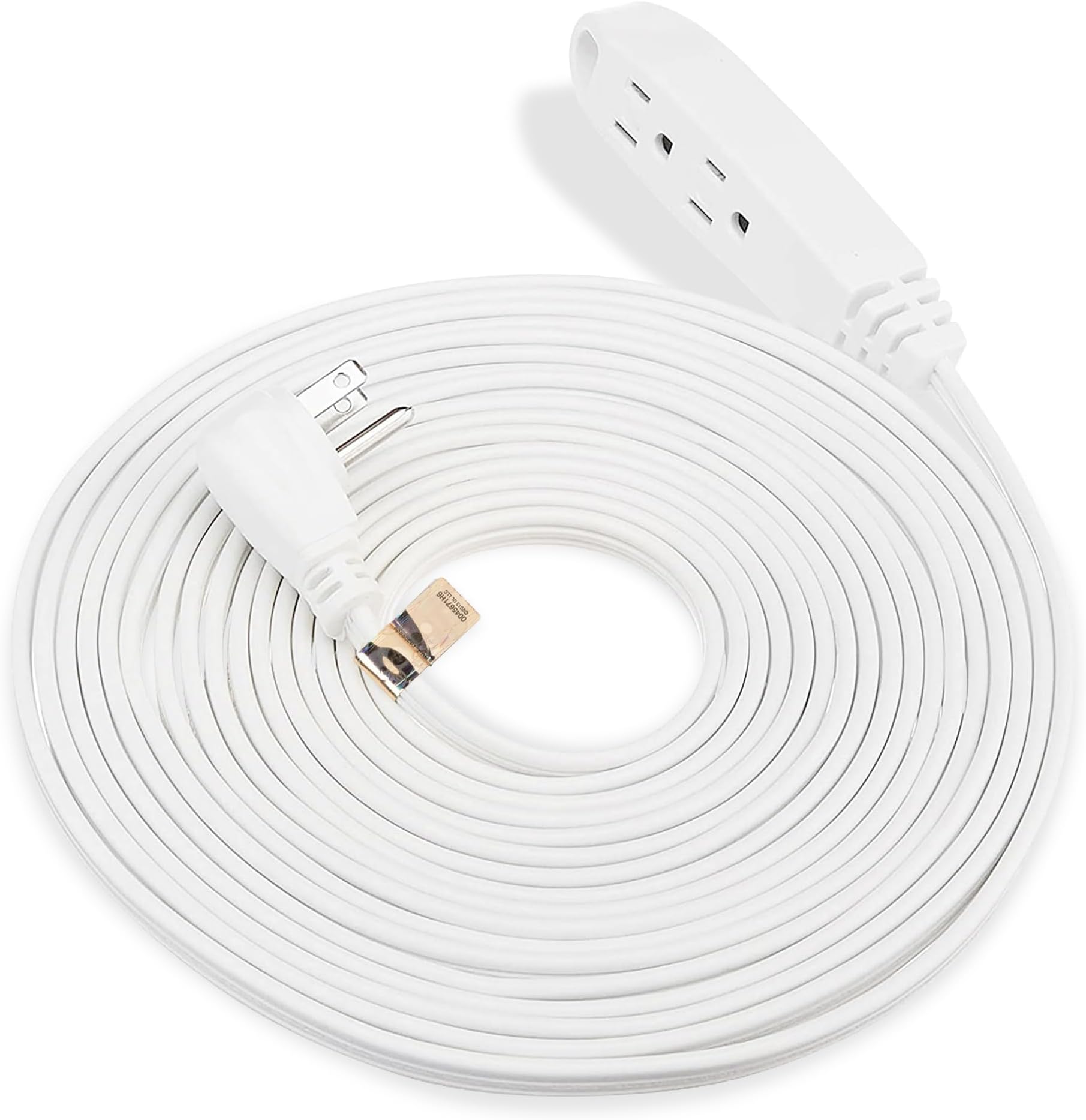 Amazon.com: Flat Plug Extension Cord 25 Ft, NTONPOWER Ultra Thin Flat ...