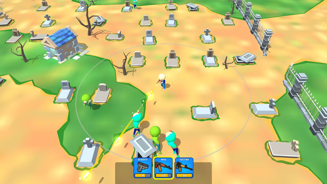 Stickman Survival Shooting Stupid Dead Zombies Simulator Fun Kids Games ...