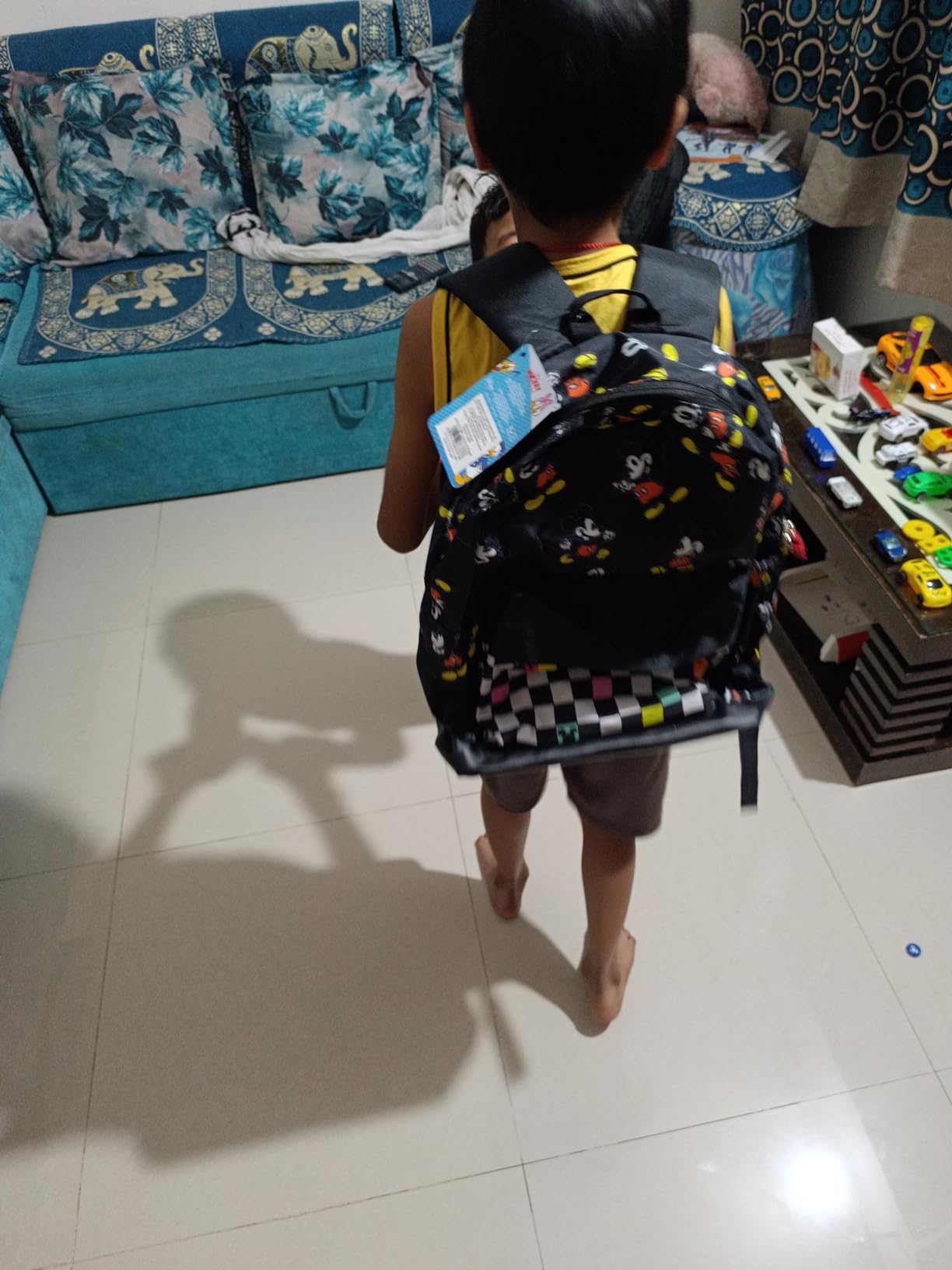 Buy Disney Kids School Bag Soft Plush Backpacks Cartoon Printed ...