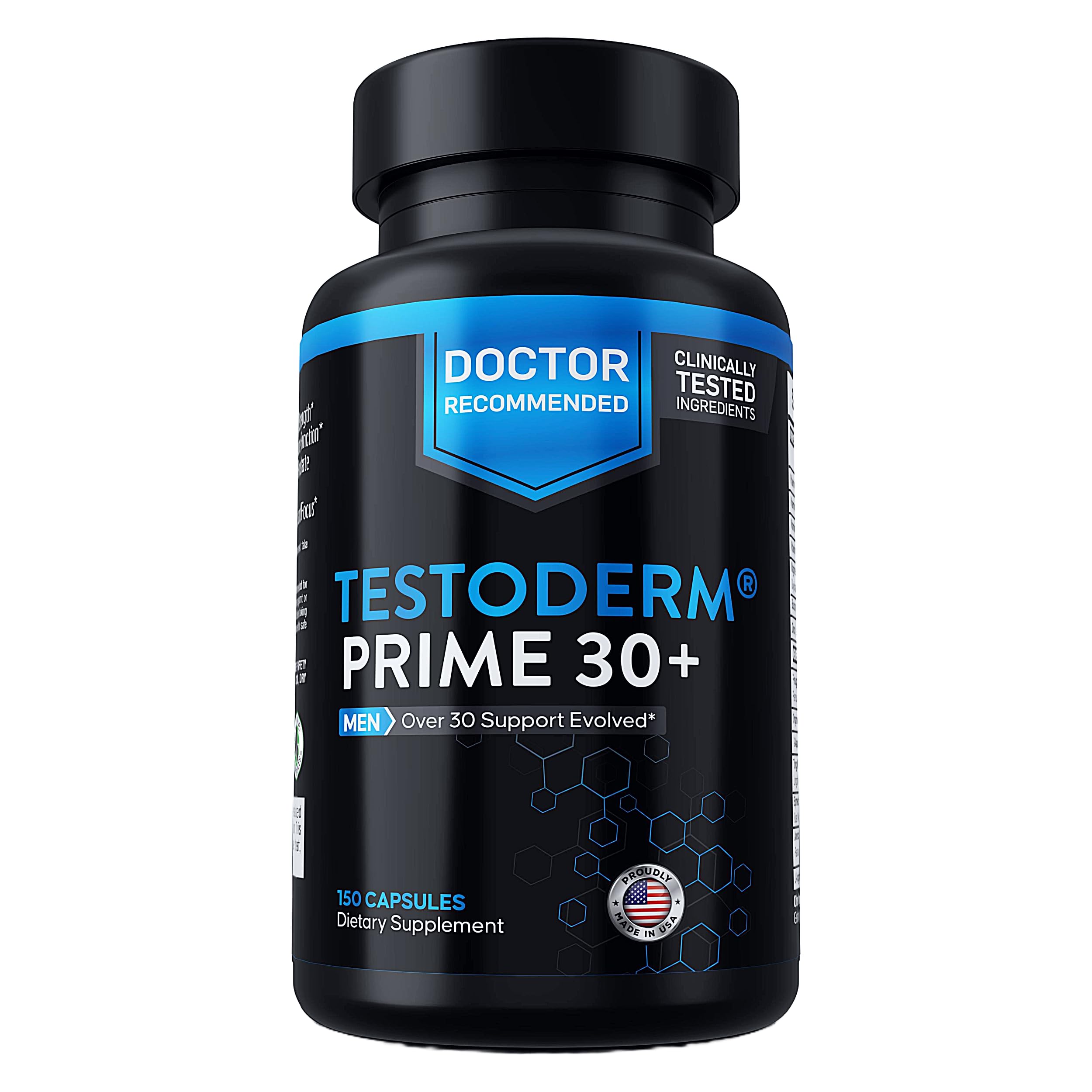 Amazon.com: Testoderm [Men Over 30, Power UP ]- Hair Thinning? Low ...