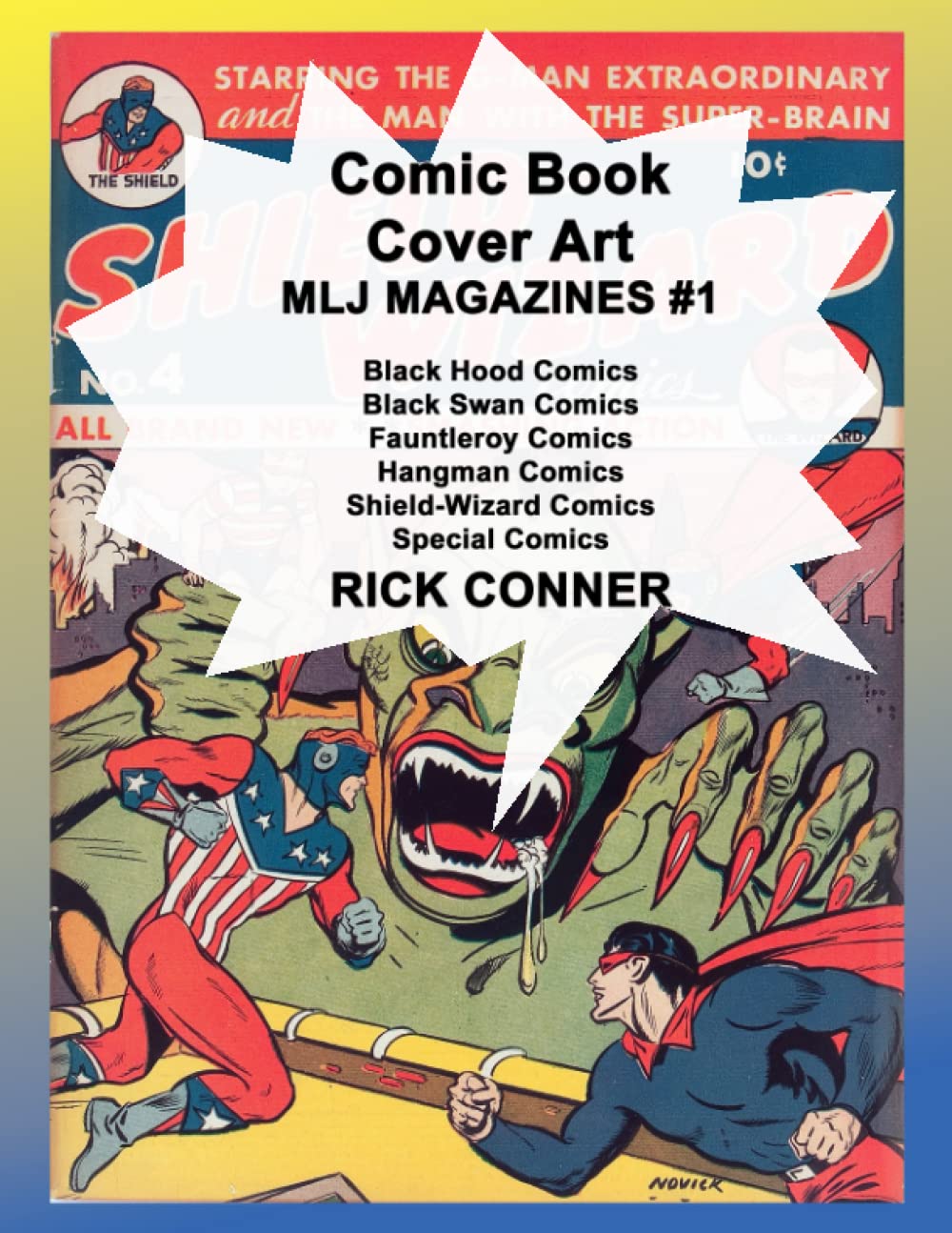 Comic Book Cover Art MLJ MAGAZINES #1: Black Hood Comics, Black Swan ...
