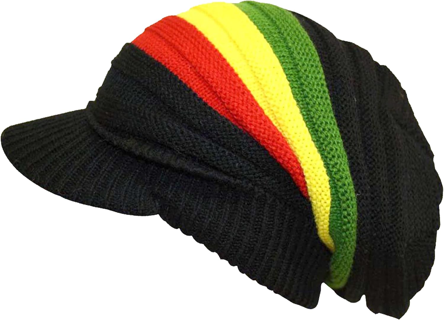 CRAZY Lizard Rasta Hat Dreadlock Hats for Men Ideal Dread Cap and loc ...