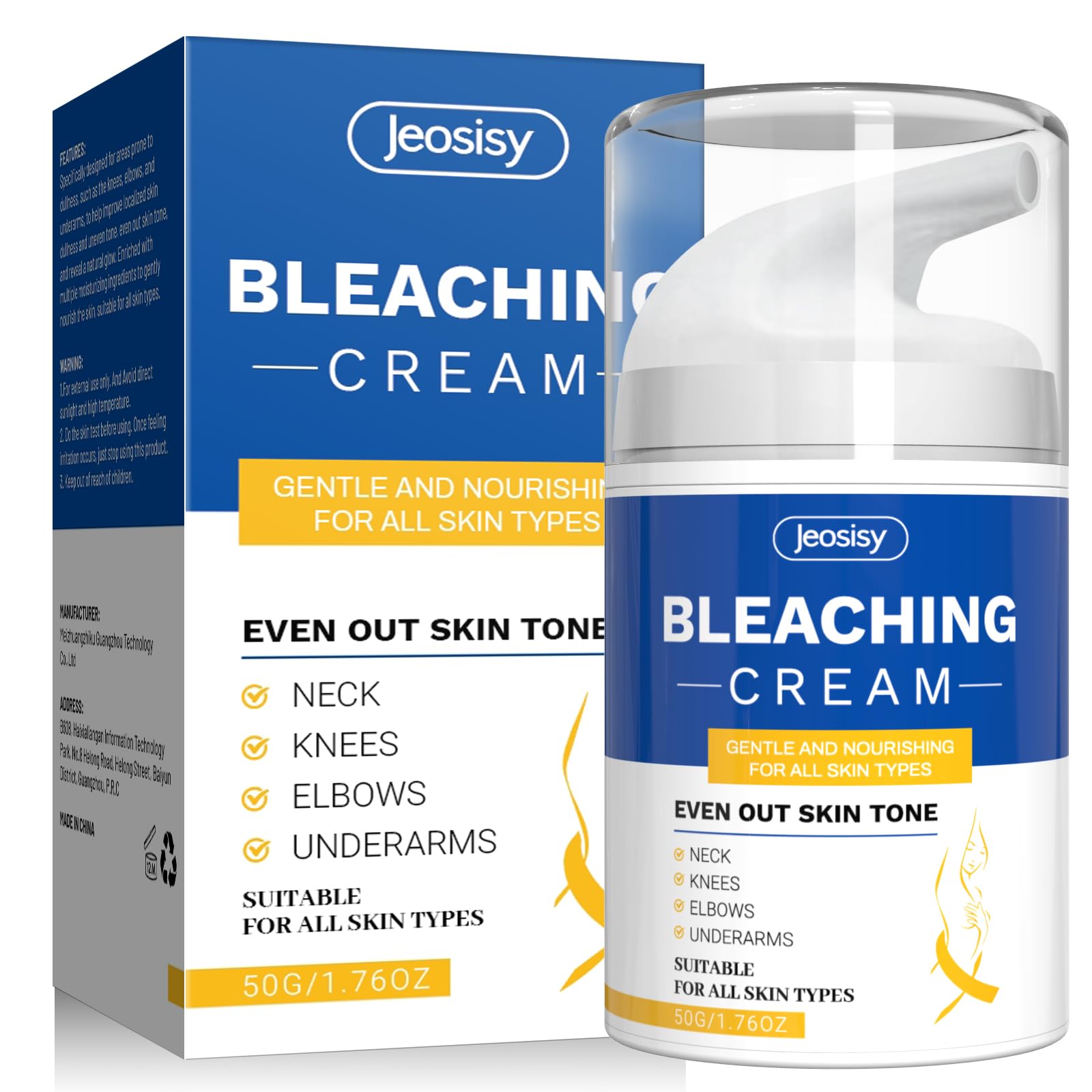 Snapklik.com : Jeosisy Skin Lightening Cream Bleaching Cream For Body ...