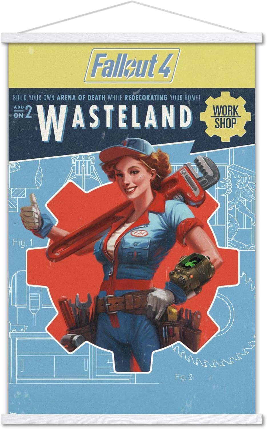 Amazon.com: Trends International Fallout 4: Wasteland - Workshop Wall ...