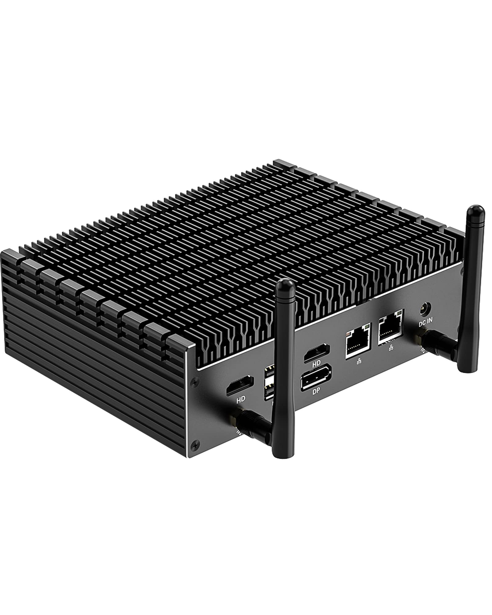 12th Gen Fanless Mini PC, Intel i5 1235U Windows 11 Pro,Dual 2.5G LAN ...