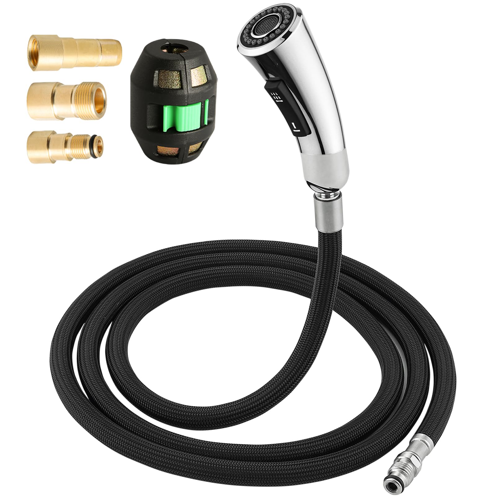 K-1219935-BC Hose Kit for Kohler Pull Down Kitchen Faucet, 68 Inches ...