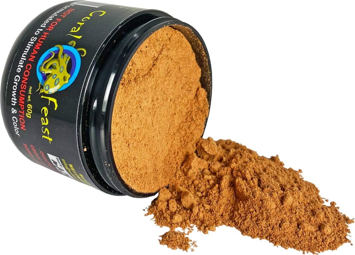 Amazon.com: Coral Feast Powdered Quality Coral Food - Improves Color ...