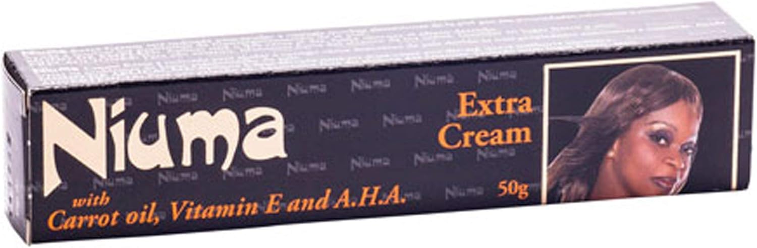 Niuma Extra Cream Skin Lightening with carrot oil, vitamin E & AHA 50g ...
