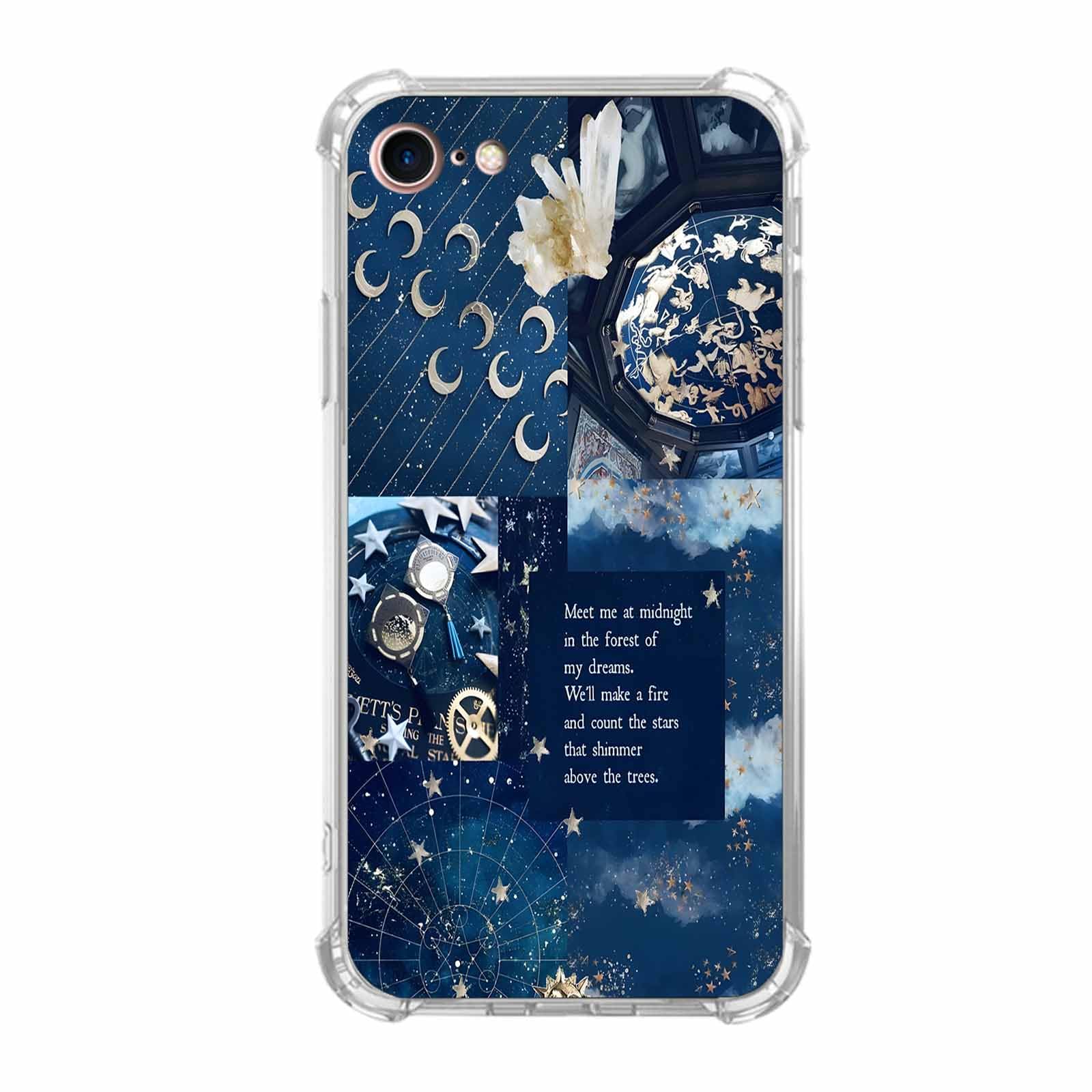 Amazon.com: AOSSXIN Vintage Celestial Sun Moon Star Collage Phone Case ...