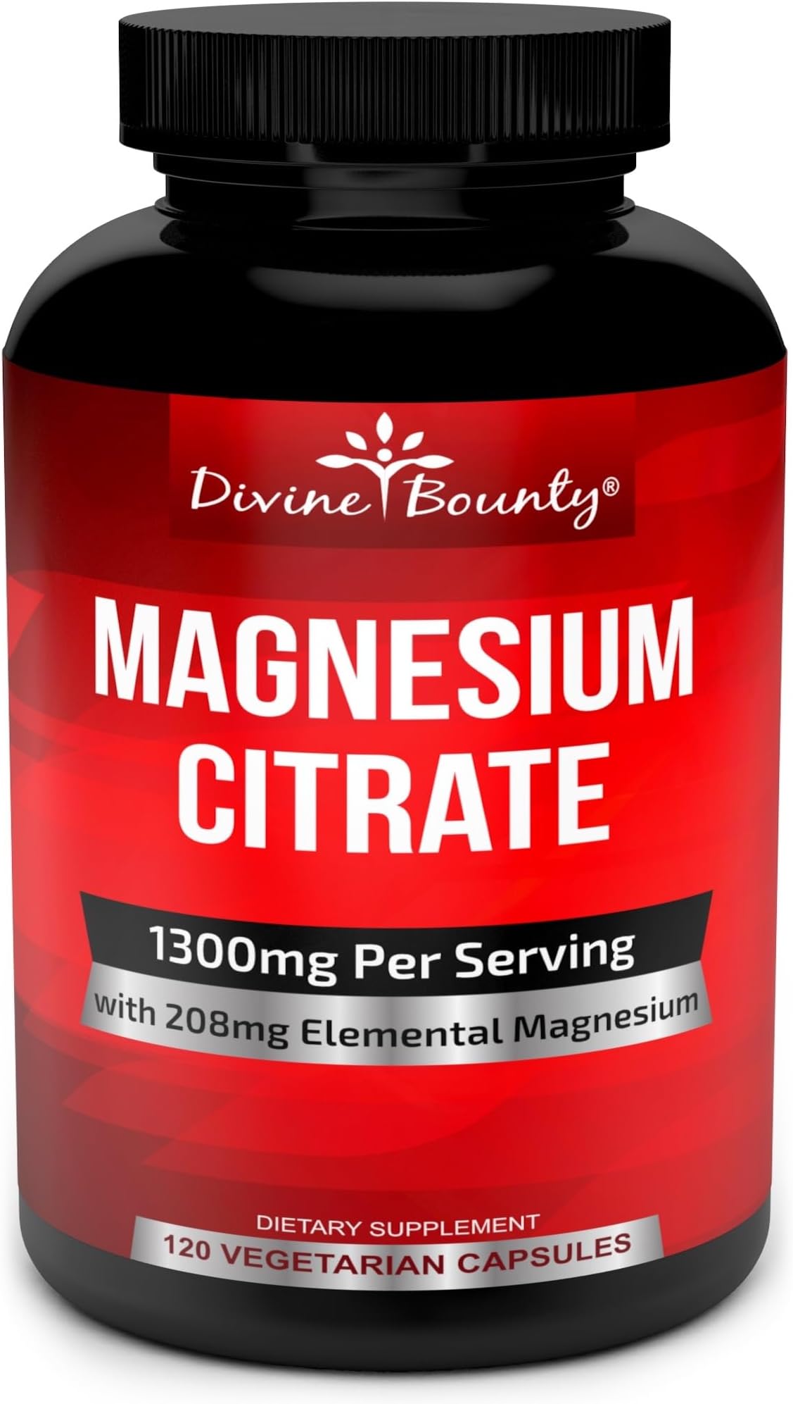 Amazon.com: Pure Magnesium Citrate Capsules - 1300mg Magnesium ...