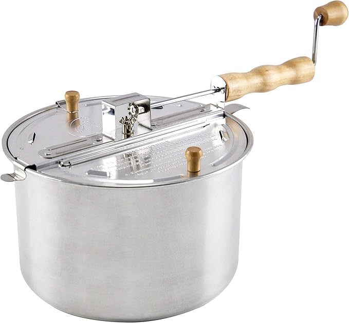 Amazon.com: Carey Hand Crank Popcorn Popper: Home & Kitchen