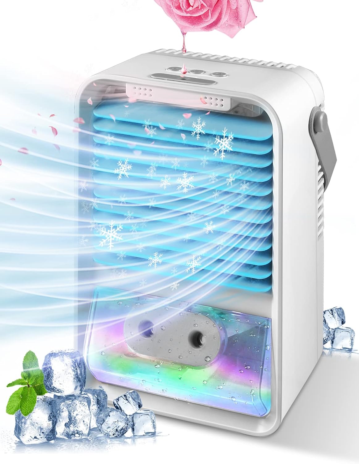 Amazon.com: Portable Air Conditioner Fan, Personal Space Air Cooling ...