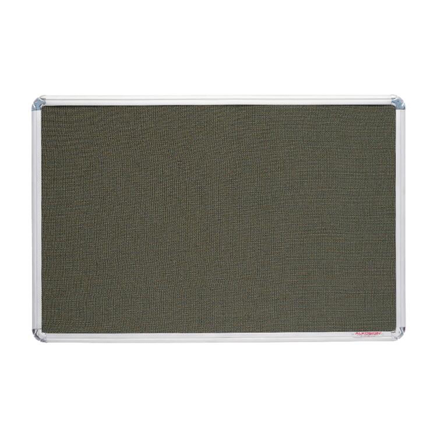 ALKOSIGN Astra Mini Checks Fabric Notice Board -Grey (4 x 6 Feet ...