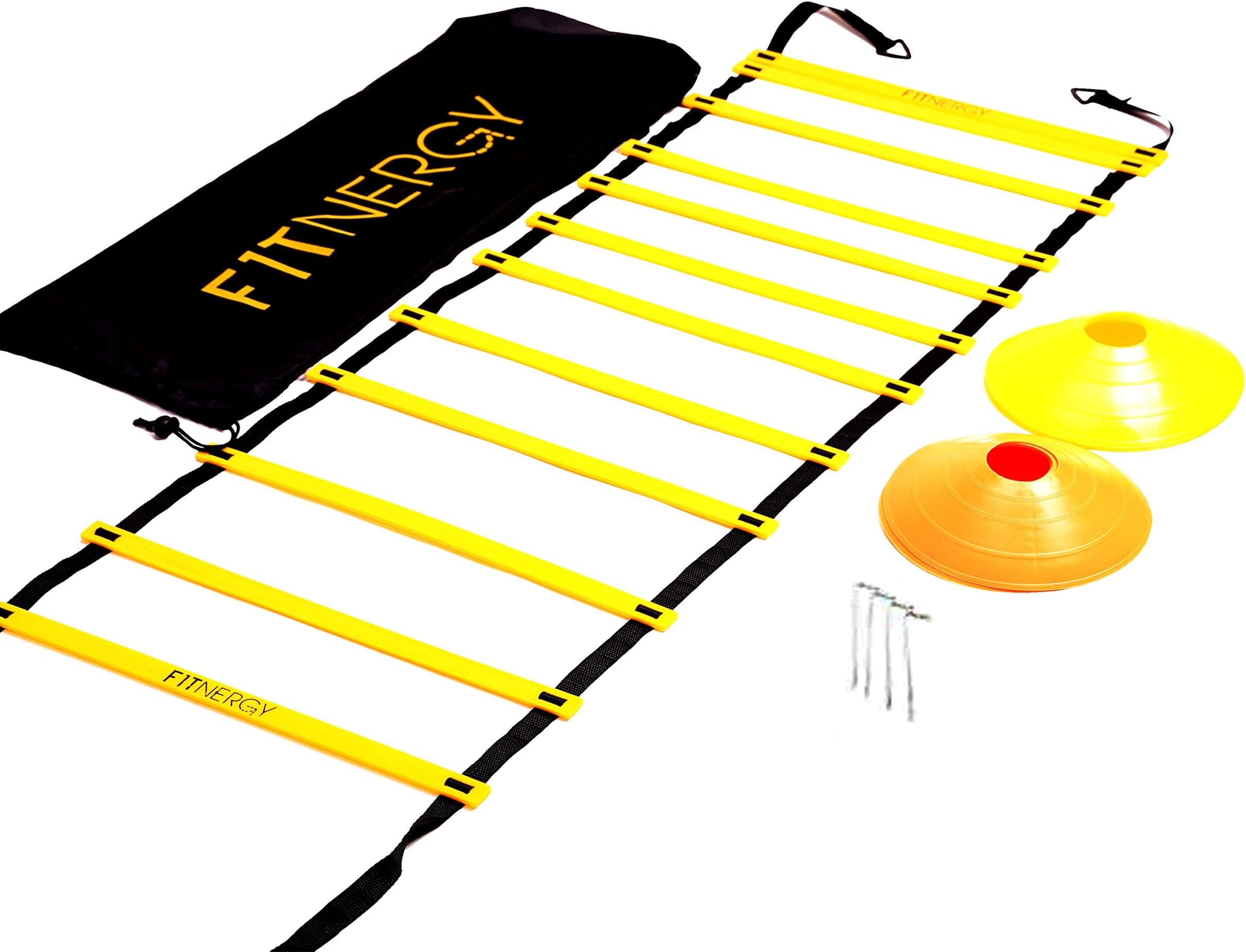 Speed Agility Training Equipment Set - Includes Agility Ladder, Running ...