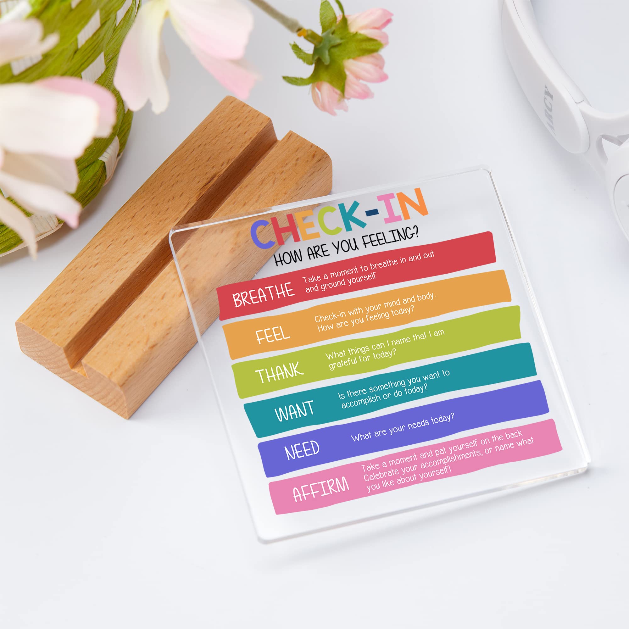 Snapklik.com : Feelings Check In, Mental Health Sign, Self Care Sign ...