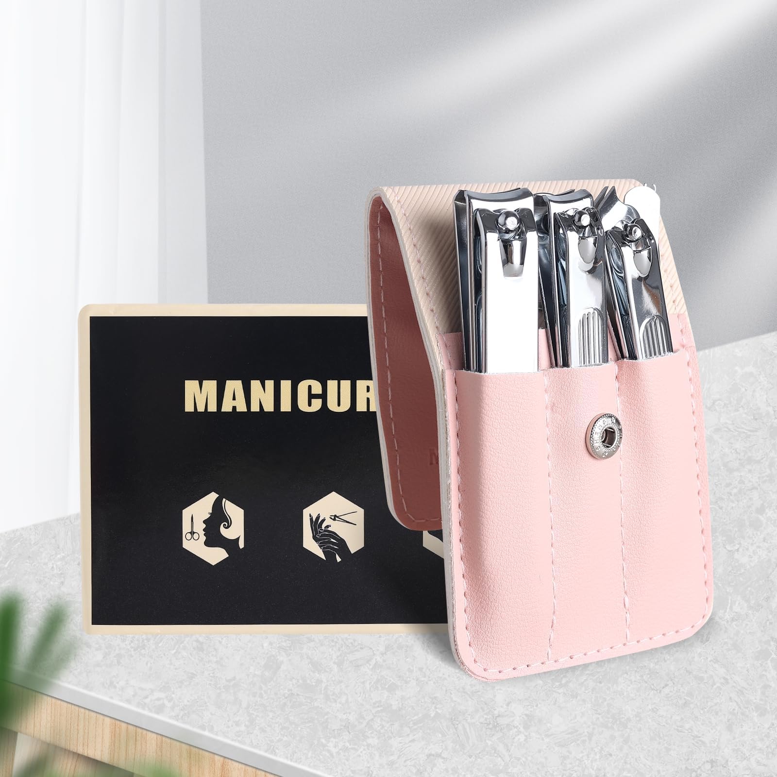Amazon.com : Nail Clippers Set, Upgraded Sharp Fingernail & Thick ...