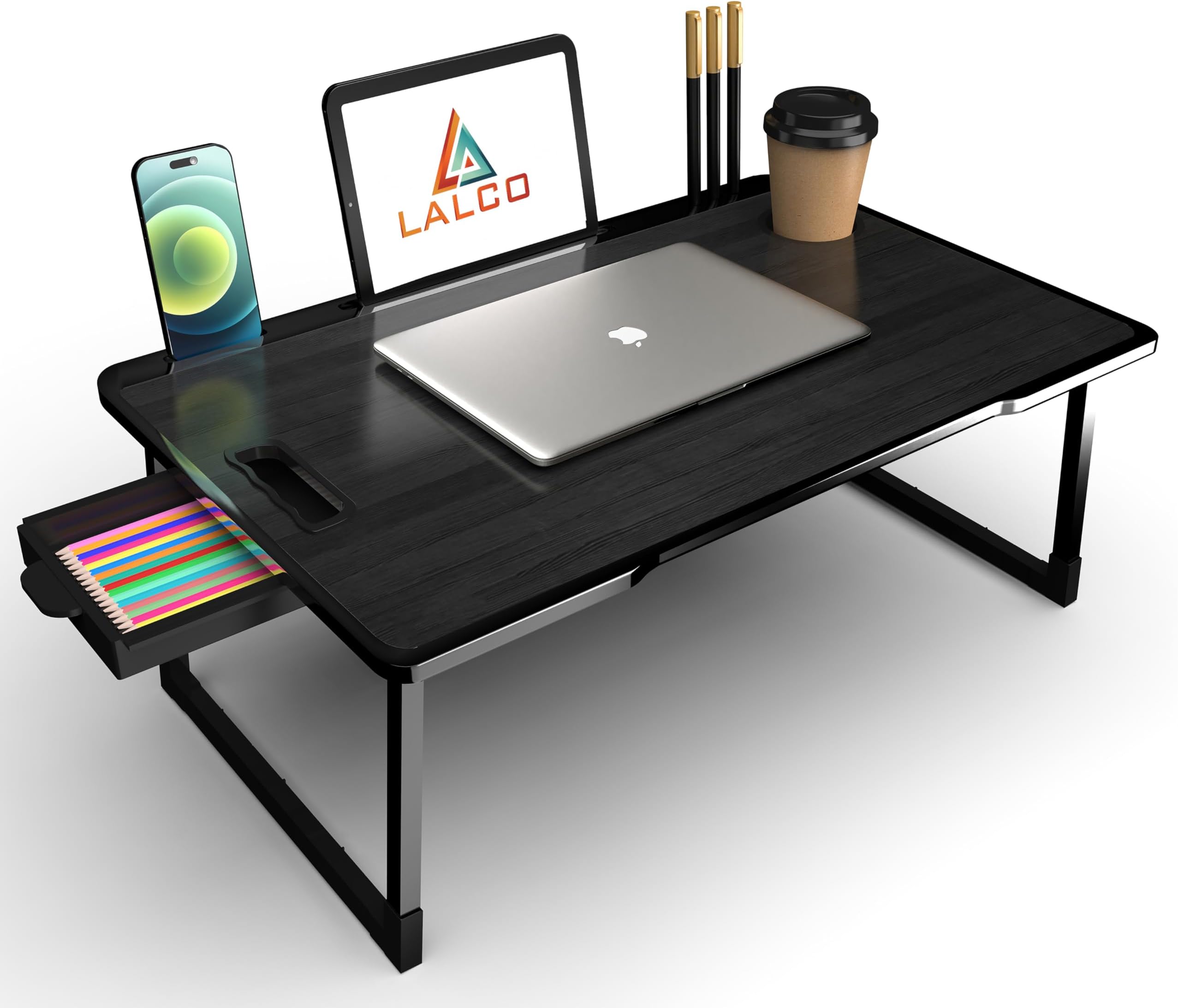 SAHJANAND ETHNICS Study Table/Bed Table/Foldable and Portable Wooden ...