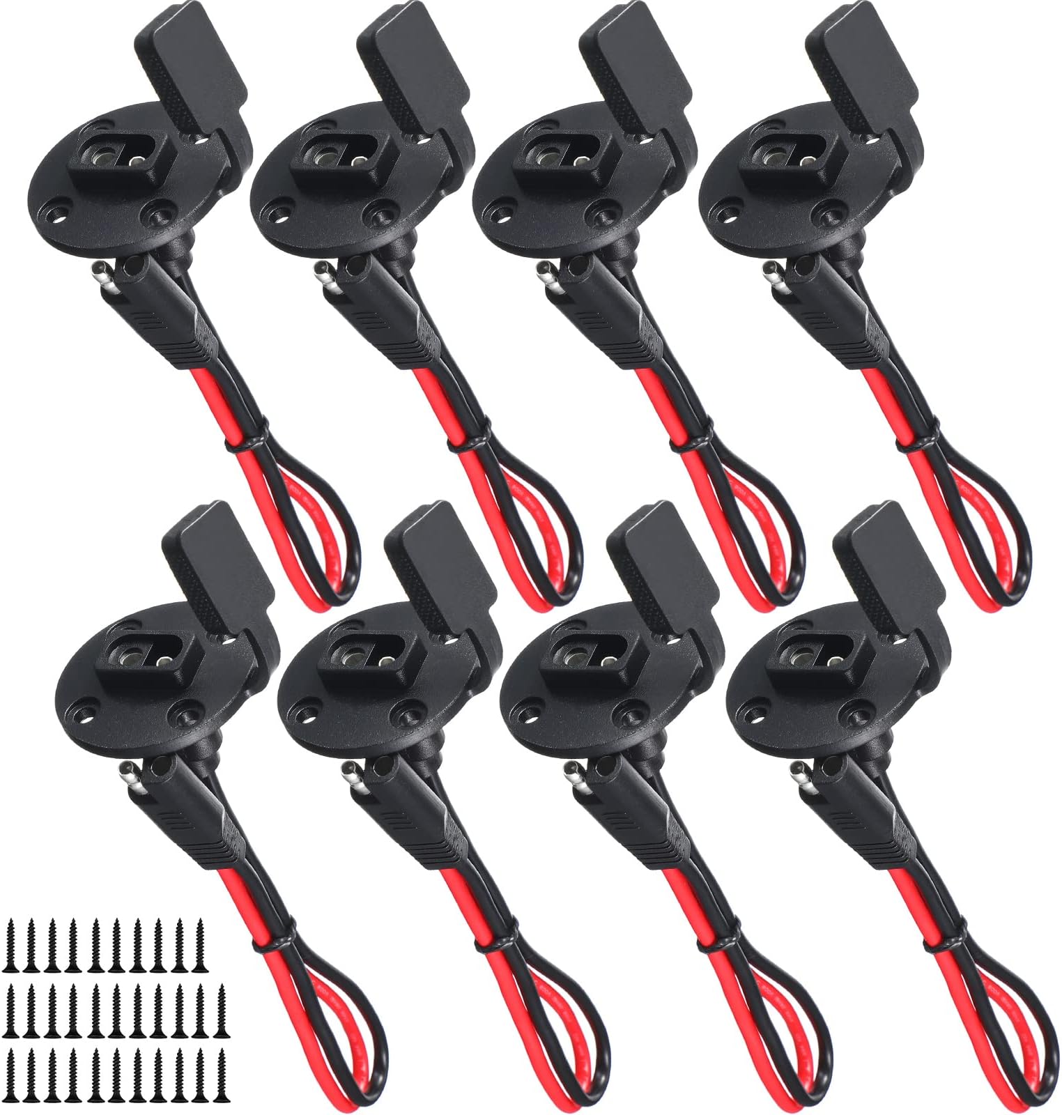 Amazon.com: Goupchn SAE Power Socket Sidewall Port 2 Pack Weatherproof ...