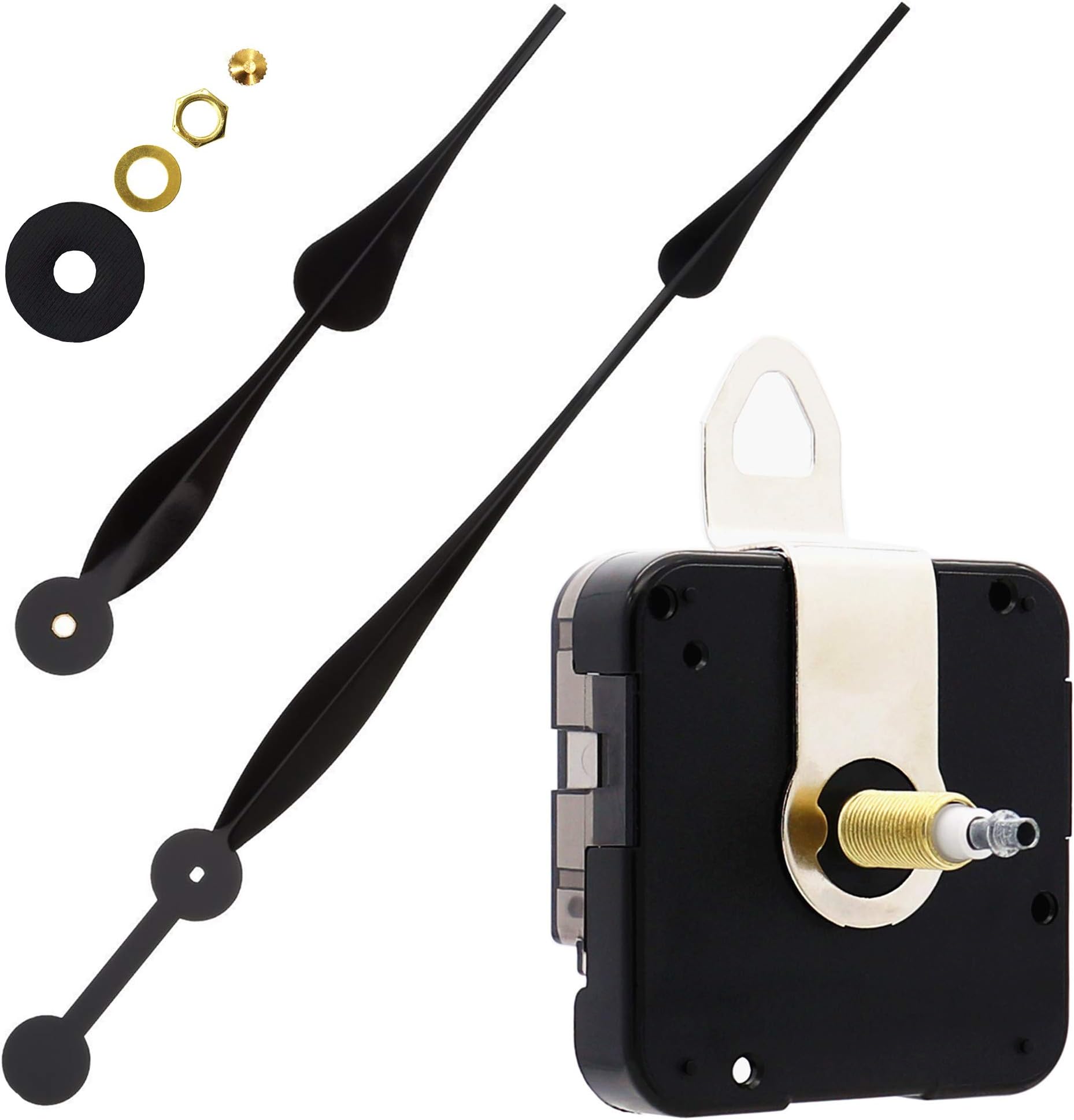 Amazon.com: DOITOOL 4 Sets High Torque Long Shaft Clock Movement ...