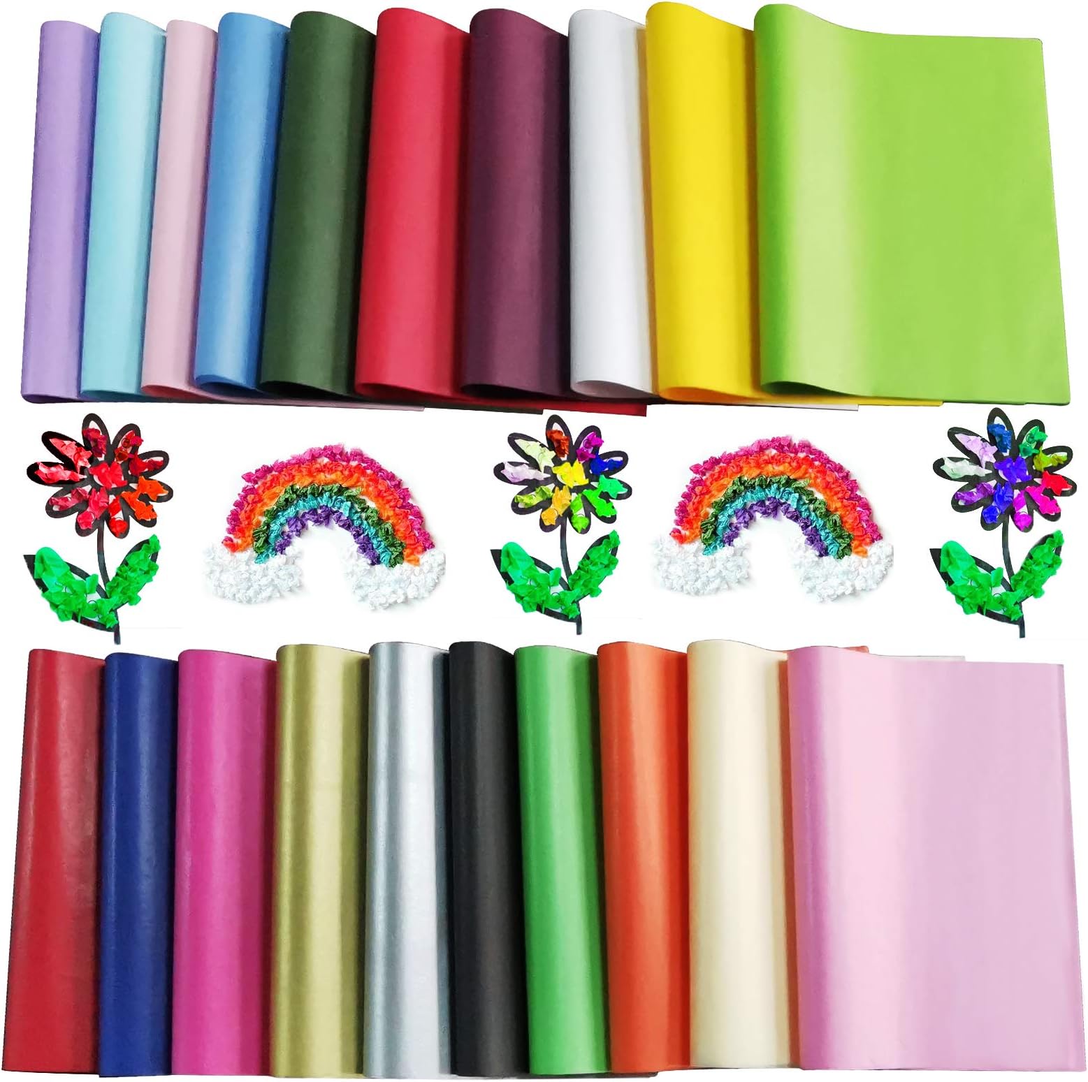 Bright Ideas Tissue Paper Sheets 200 Sheets Per Roll Bulk Wrapping ...