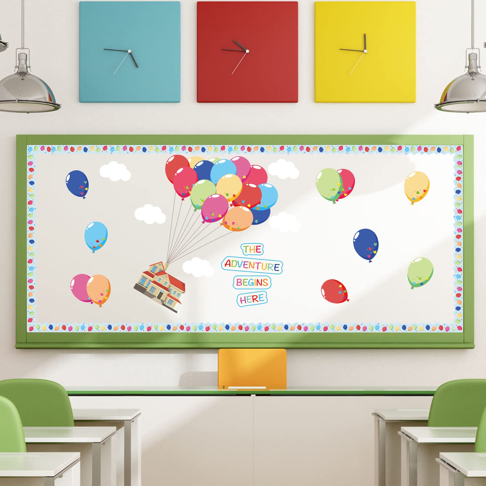 Snapklik.com : Colorful Balloons Bulletin Board Decoration Set Mix ...