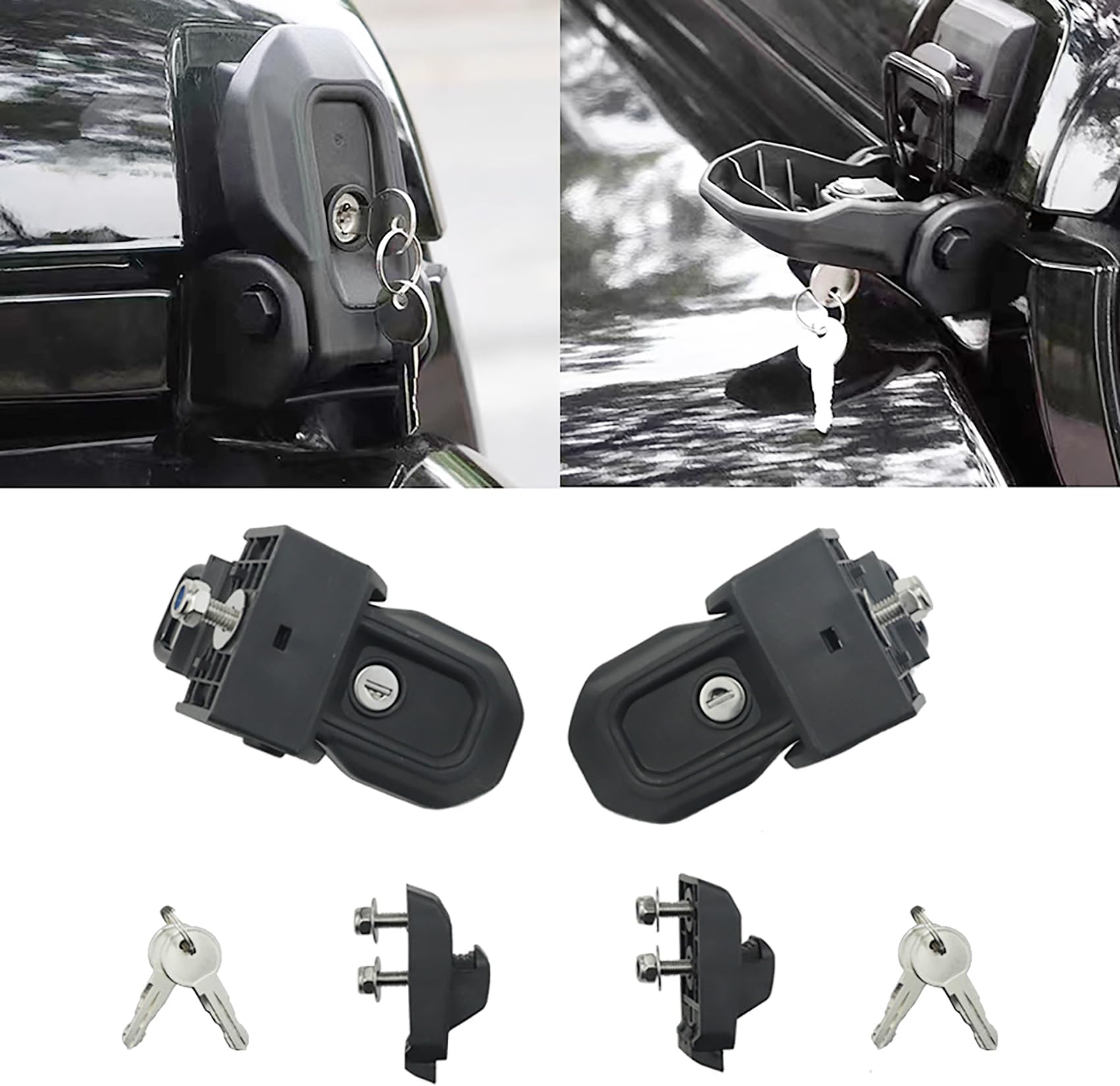 Amazon.com: KGGMGUG Hood Latches Fits for Jeep 2018-2021 Wrangler JL JT ...