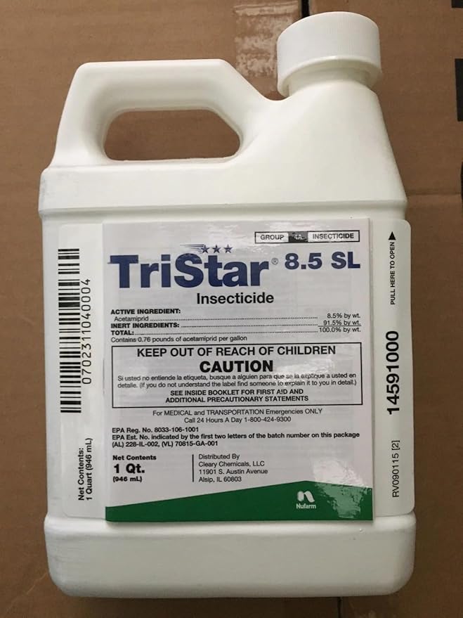 Amazon.com: Tristar 8.5% SL Insecticide 32 oz. Quart : Patio, Lawn & Garden