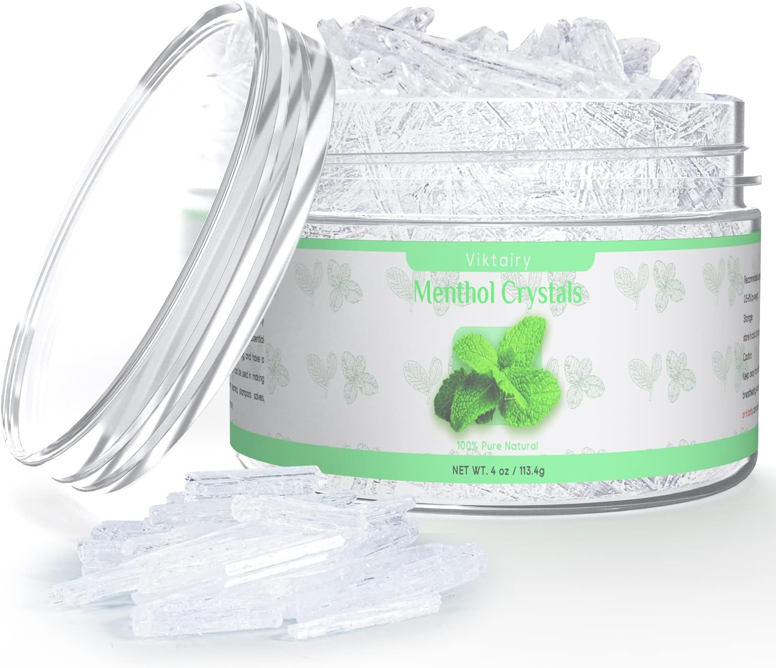 Amazon.com: Menthol Crystals 100% Pure Organic Natural Spa Quality in ...