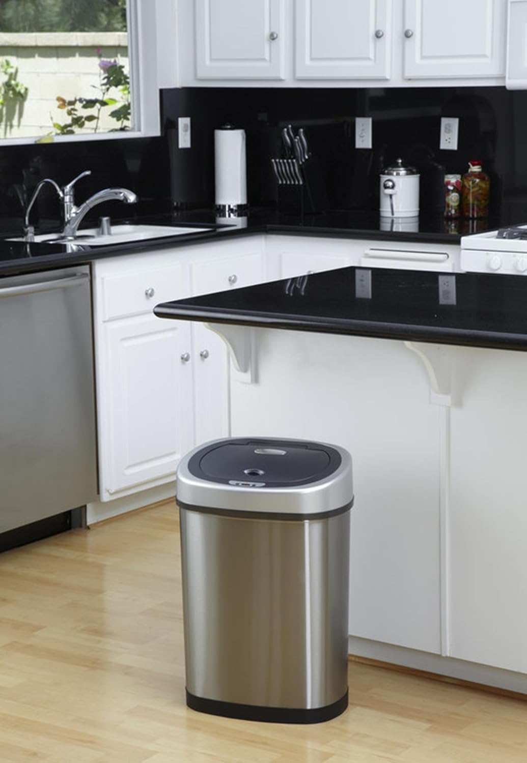 42 Litre Oval Hands-touch-pedal-free Under Kitchen Breakfast Worktop ...