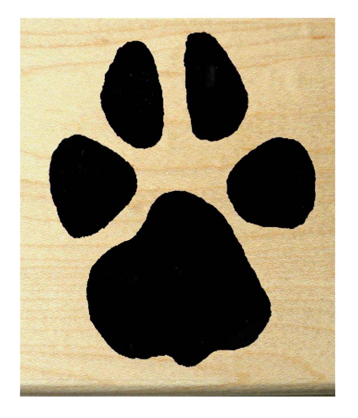 Paw print rubber stamp, dog print P75 : Amazon.in: Office Products