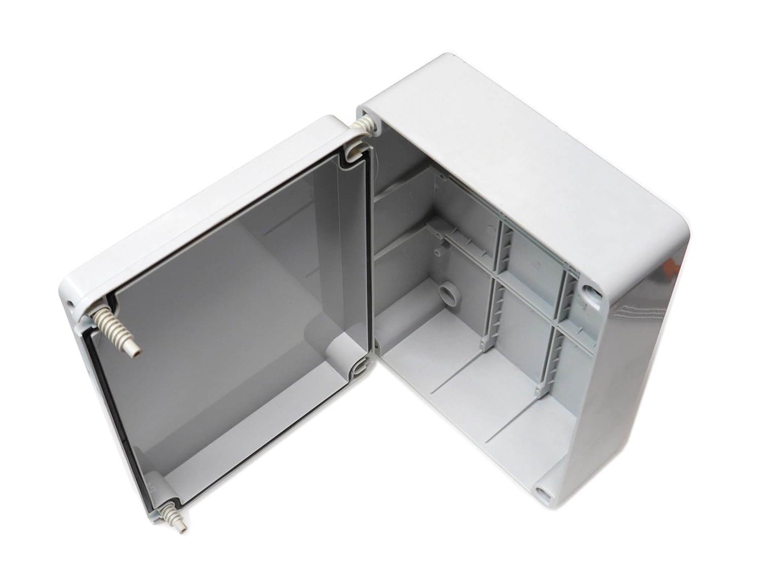 PVC Junction Box with Hinged Lid 240 x 190 x 90 mm Waterproof Universal ...