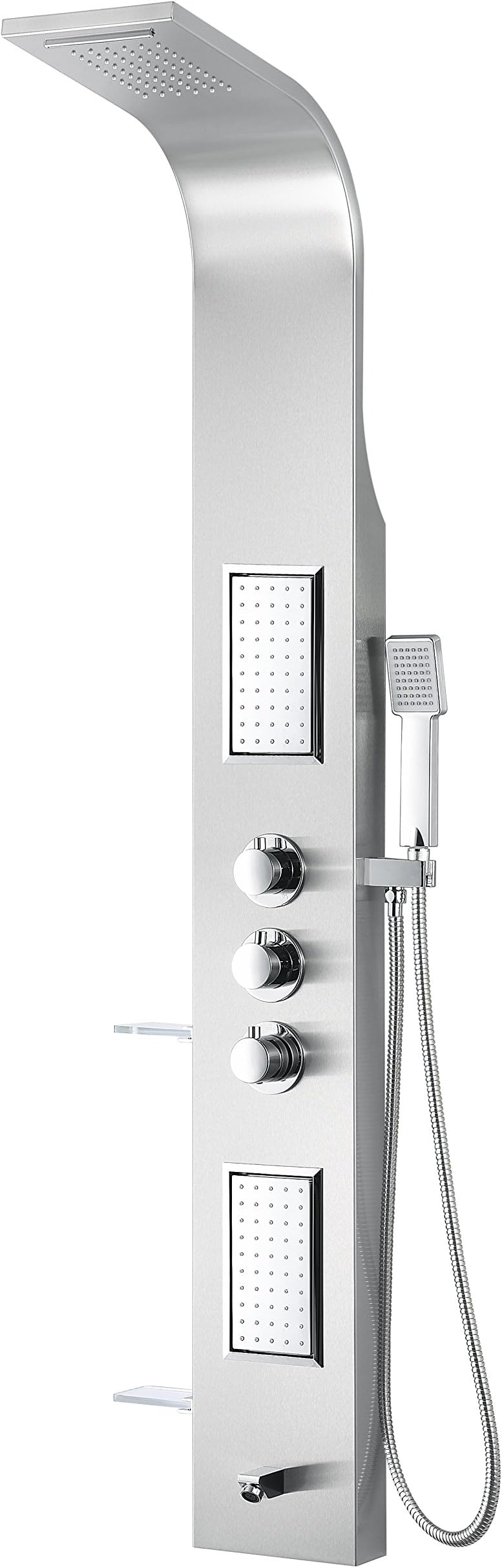 ANZZI Shower Panel Tower, Field 58 inch Long Turbo High Pressure Shower ...