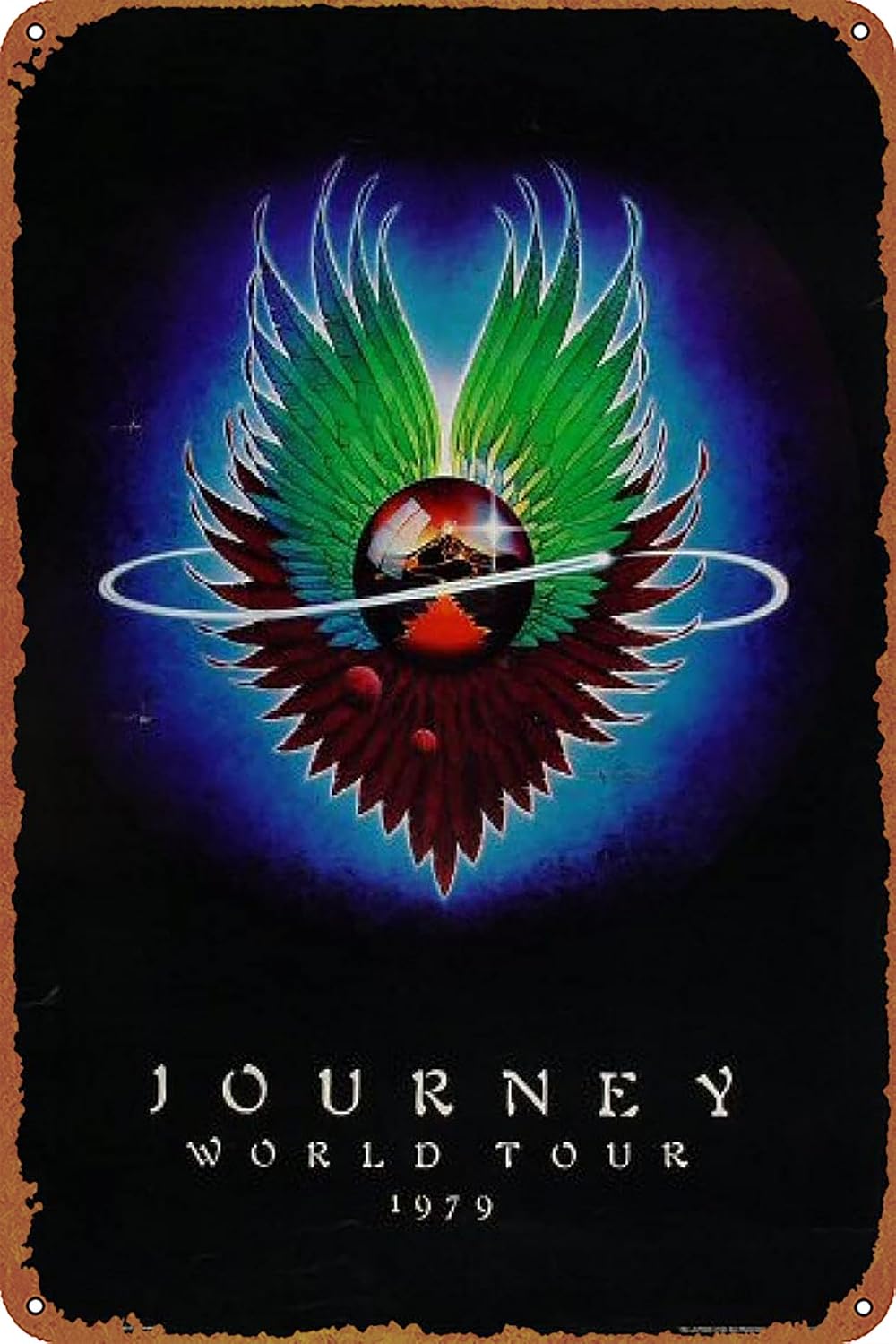 Amazon.com: Journey Poster Retro Metal Sign Vintage Tin Sign for Cafe ...