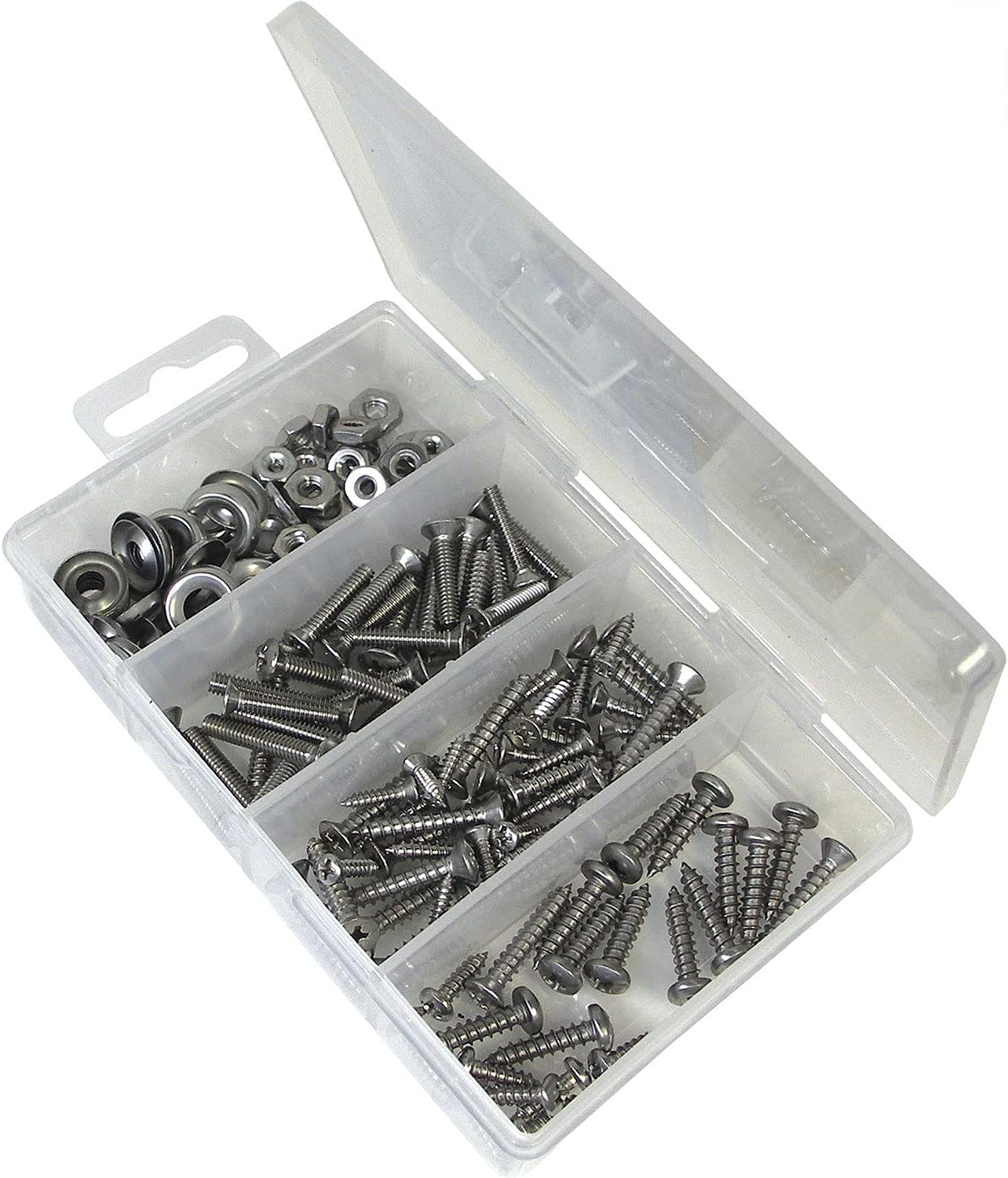 Amazon.com: Shoreline Marine Screw Kit Stainless Steel (168 pieces ...