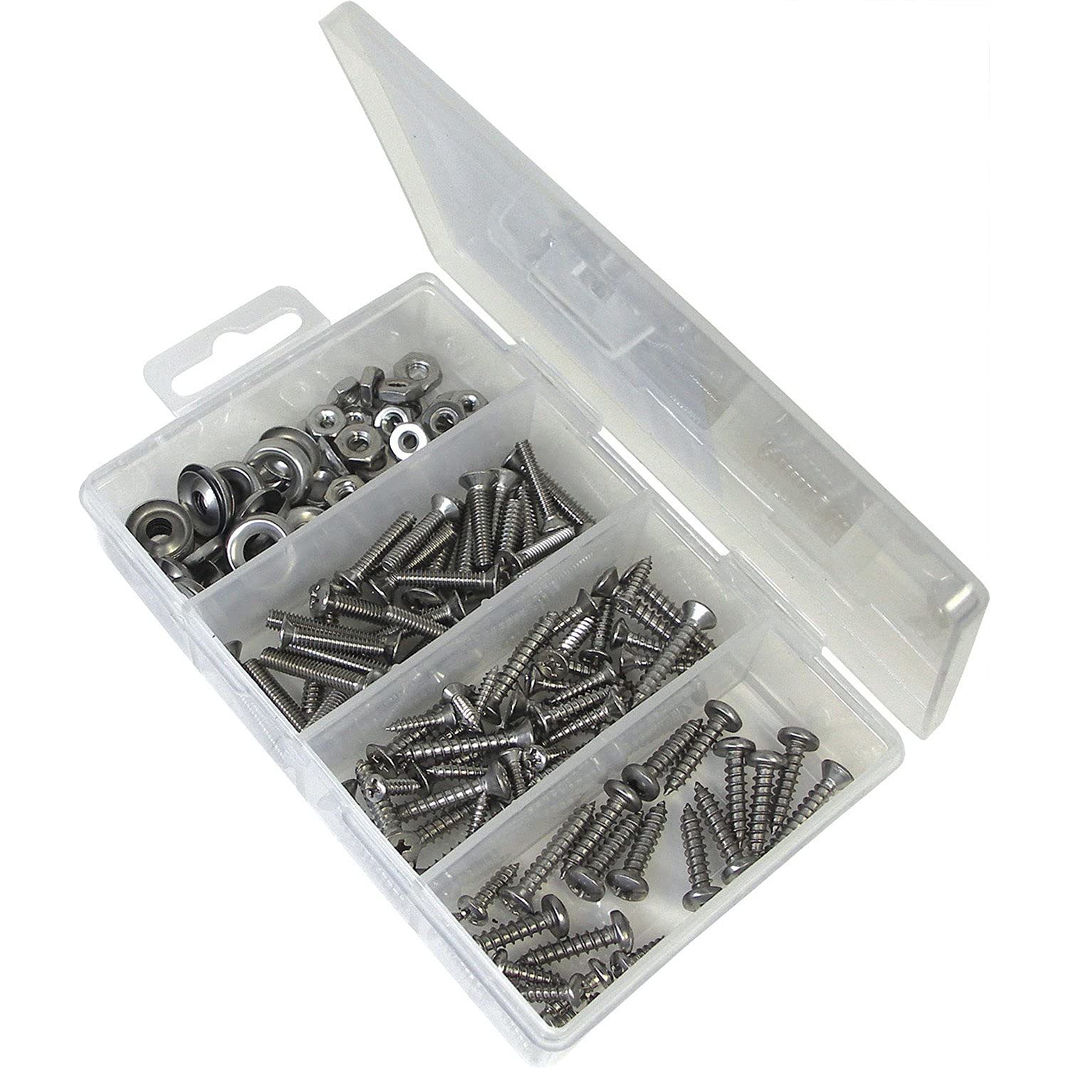 Amazon.com: Shoreline Marine Screw Kit Stainless Steel (168 pieces ...