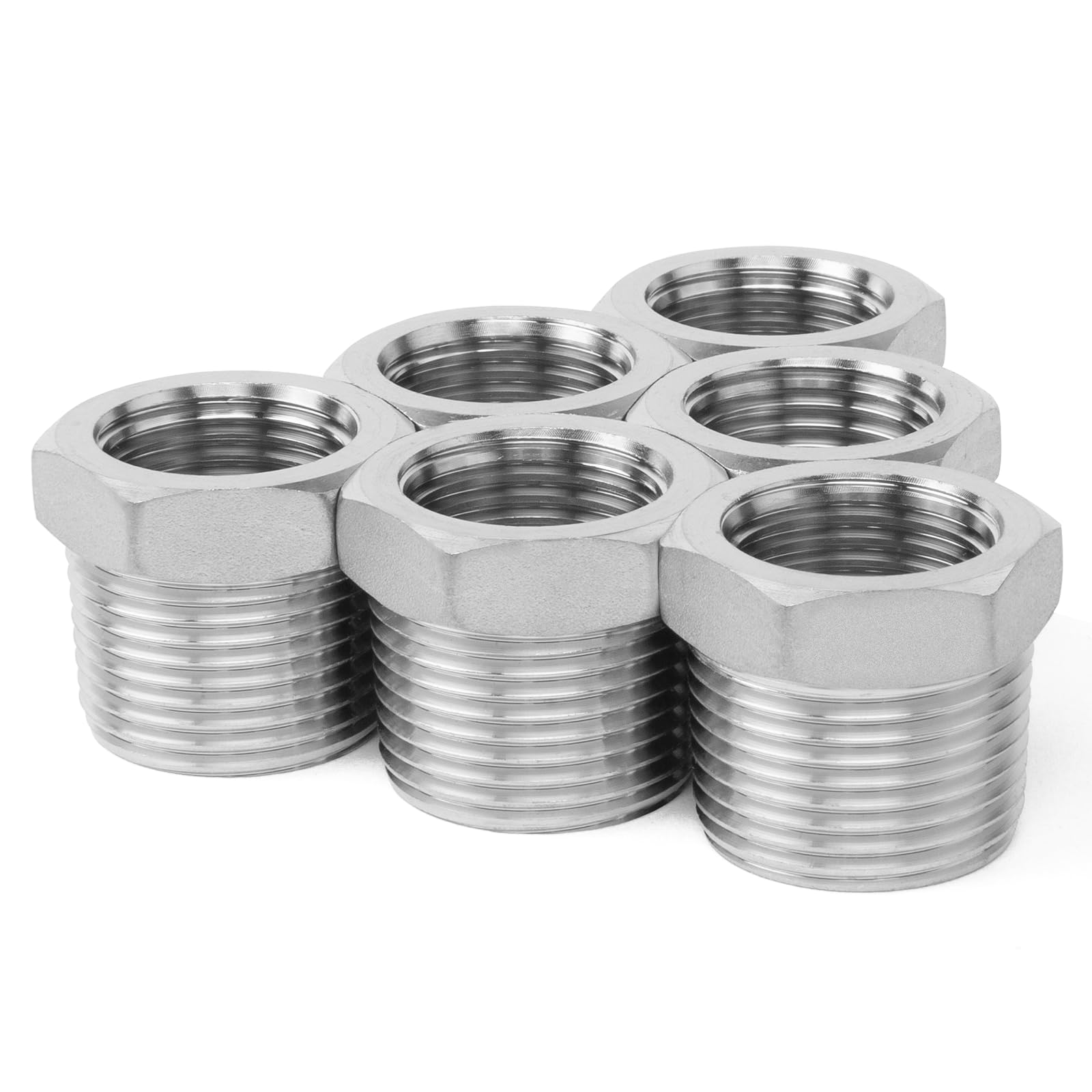 Snapklik.com : ChillWaves 304 Stainless Steel Pipe Fitting, Reducer Hex ...