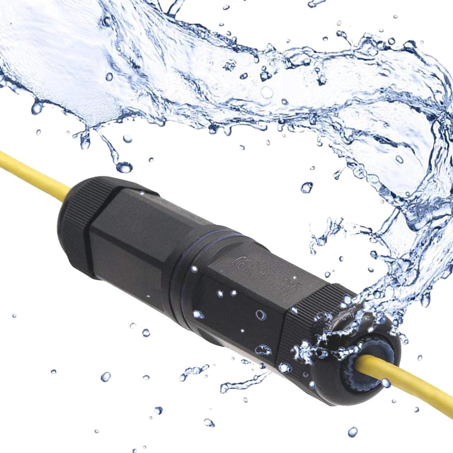 SETH ENTERPRISES Waterproof RJ45 Coupler IP67, CAT6/CAT5E/CAT5 Female ...