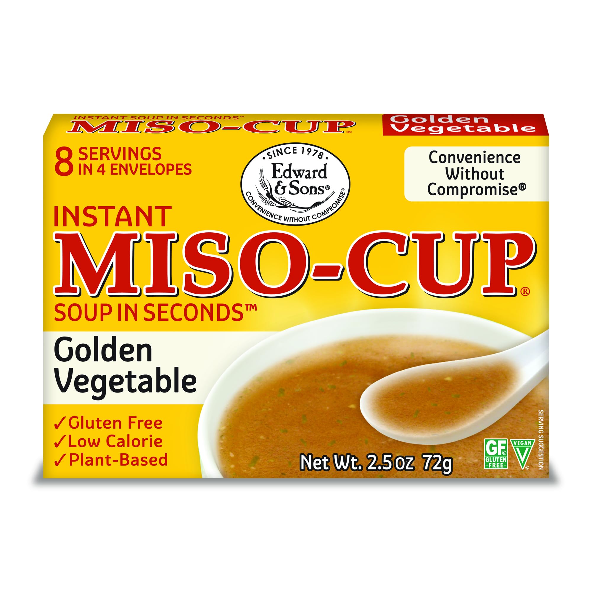 Amazon.com : Edward & Sons Original Instant Miso-Cup - Instant Miso ...