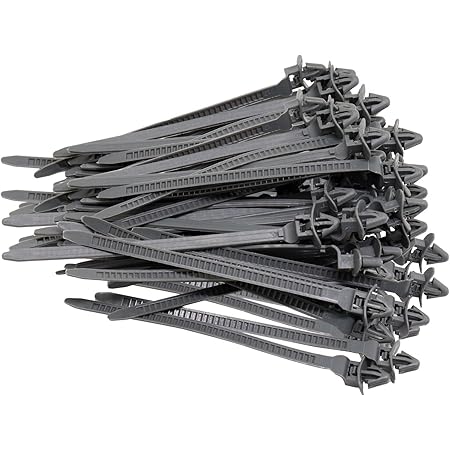 Amazon.com: BENLIUDH Push Mount Cable Zip Tie, 4 Inch Automotive Wire ...