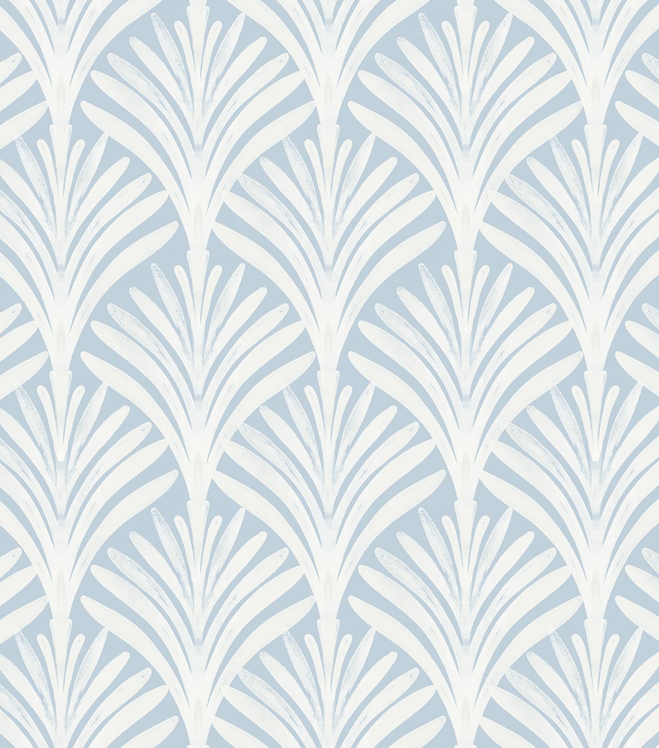 Hopepak White and Blue Wallpaper Peel and Stick Self Adhesive Removable ...