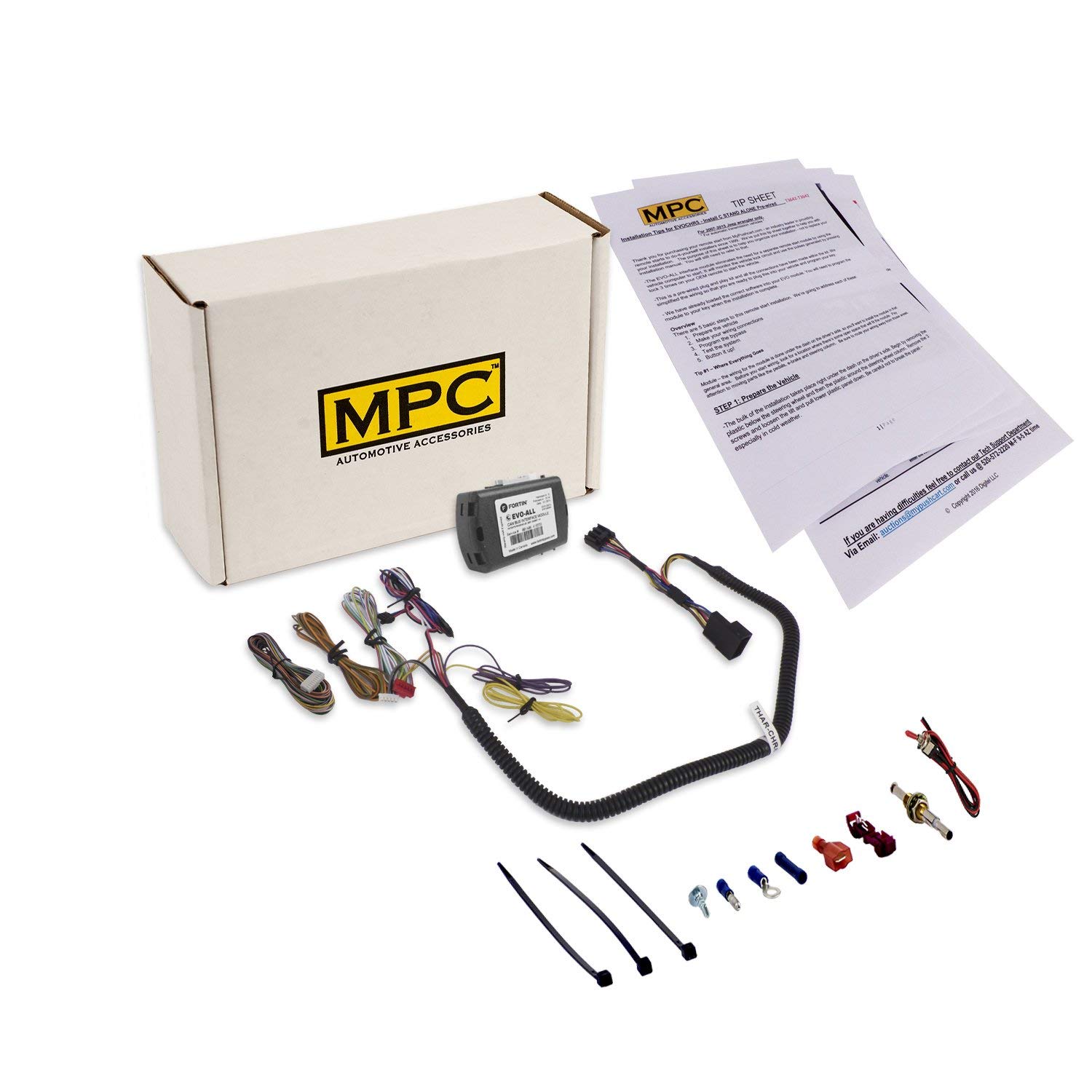 Amazon.com: MPC Factory Remote Activated Remote Start Kit Compatible ...