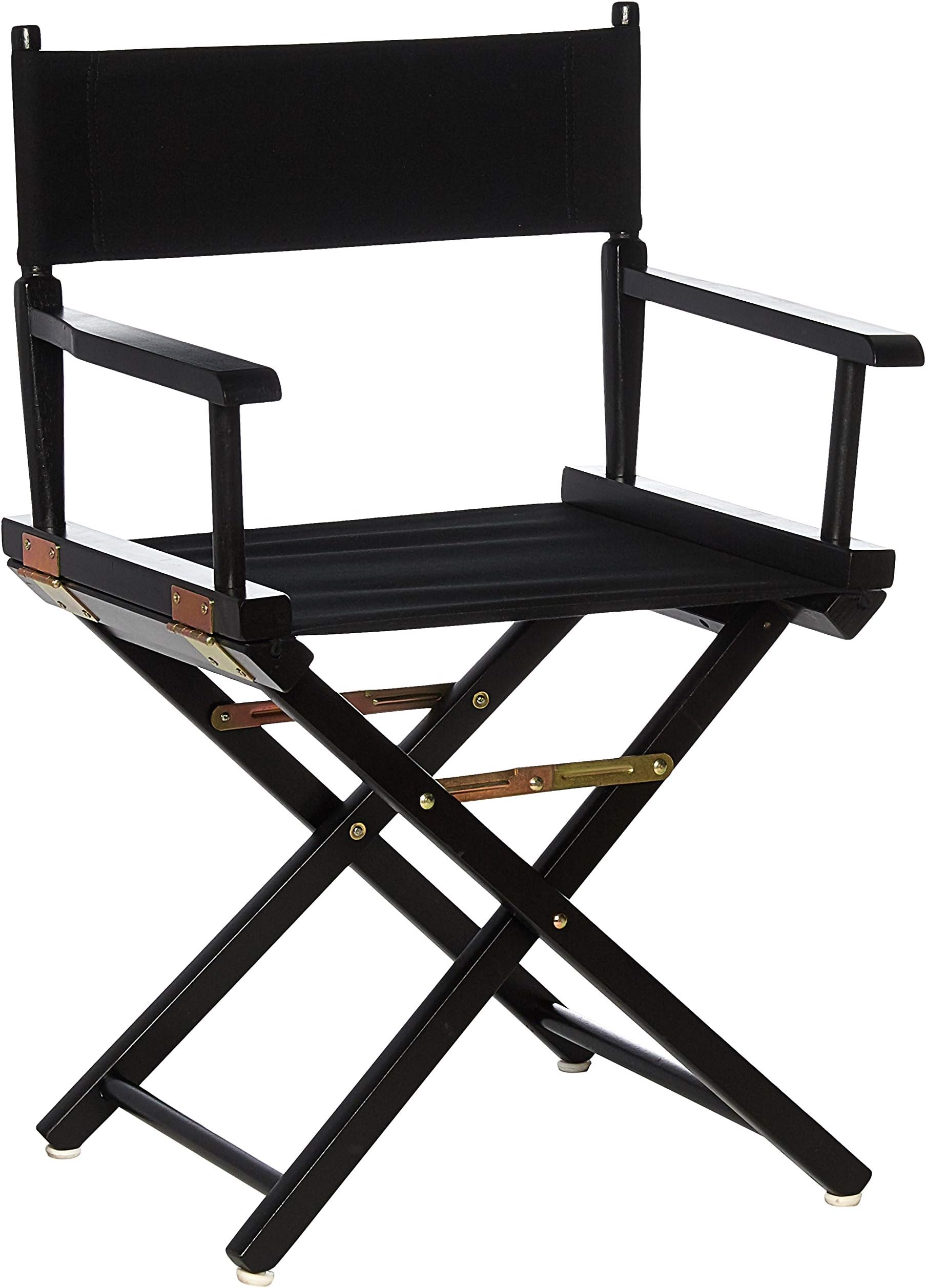 Casual Home 18" Classic Height Directors-Chairs, hardwood, Black Frame ...