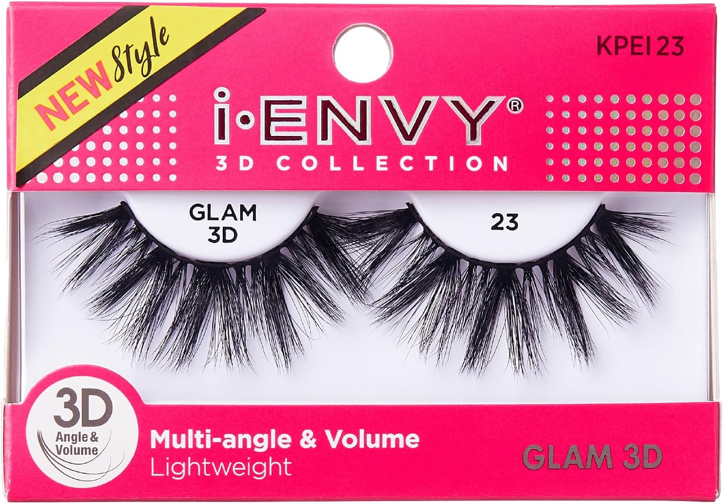 Amazon.com: i-Envy 3 Pairs False Eyelashes 3D Glam Collection Multi ...